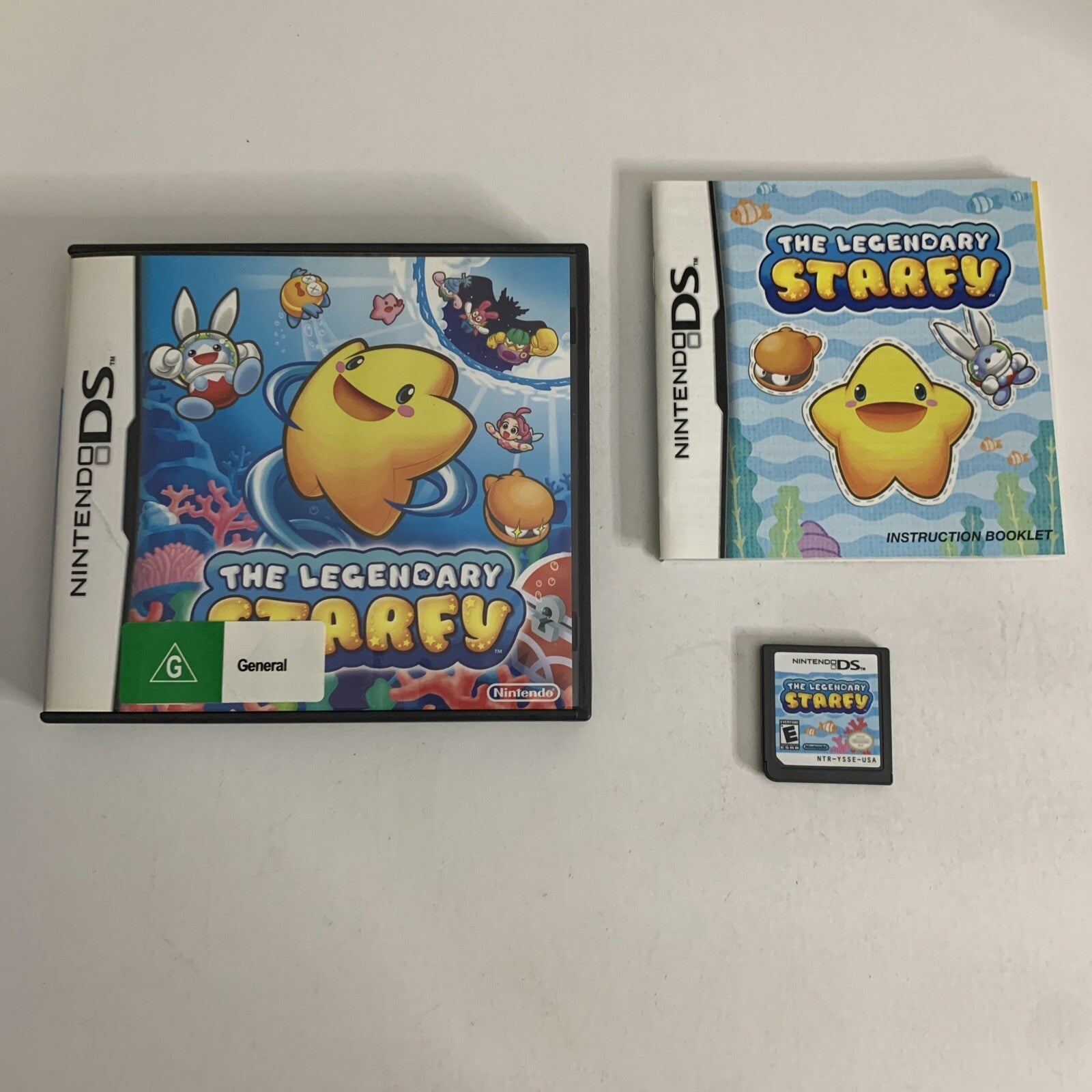 The Legendary Starfy NDS Nintendo DS 2009 Platformer Game Complete ...