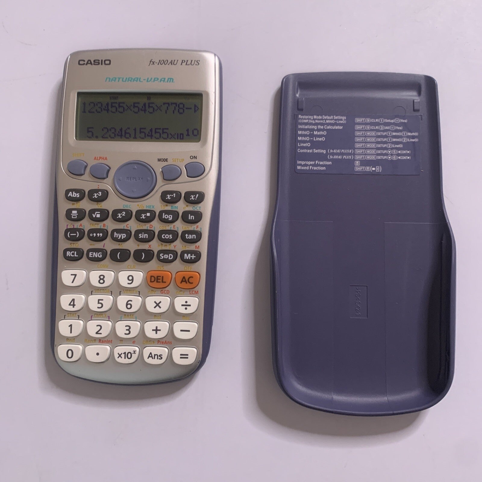 Casio Fx-100AU Plus Scientific Calculator – Retro Unit