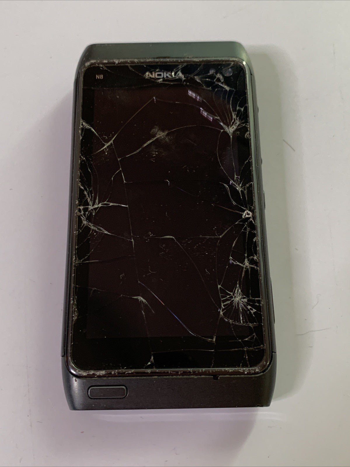 Nokia N8 Mobile Phone N8-00 *Cracked Screen Untested For Parts / Repai ...