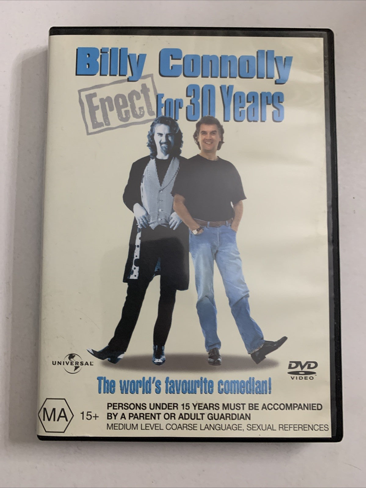 Billy Connolly : Erect for 30 Years (DVD, 1998) Comedy Region 4 &2 ...