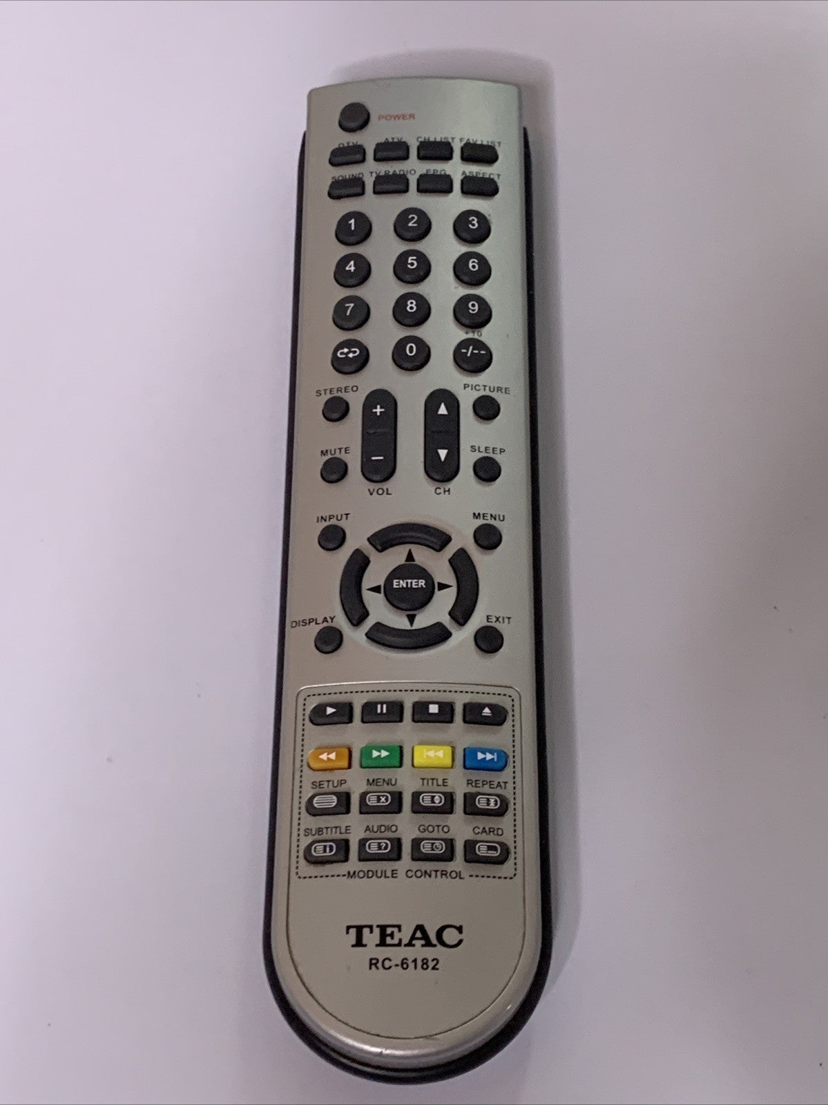 Genuine Teac RC-6182 Remote Control For Teac TV DVD Player – Retro Unit