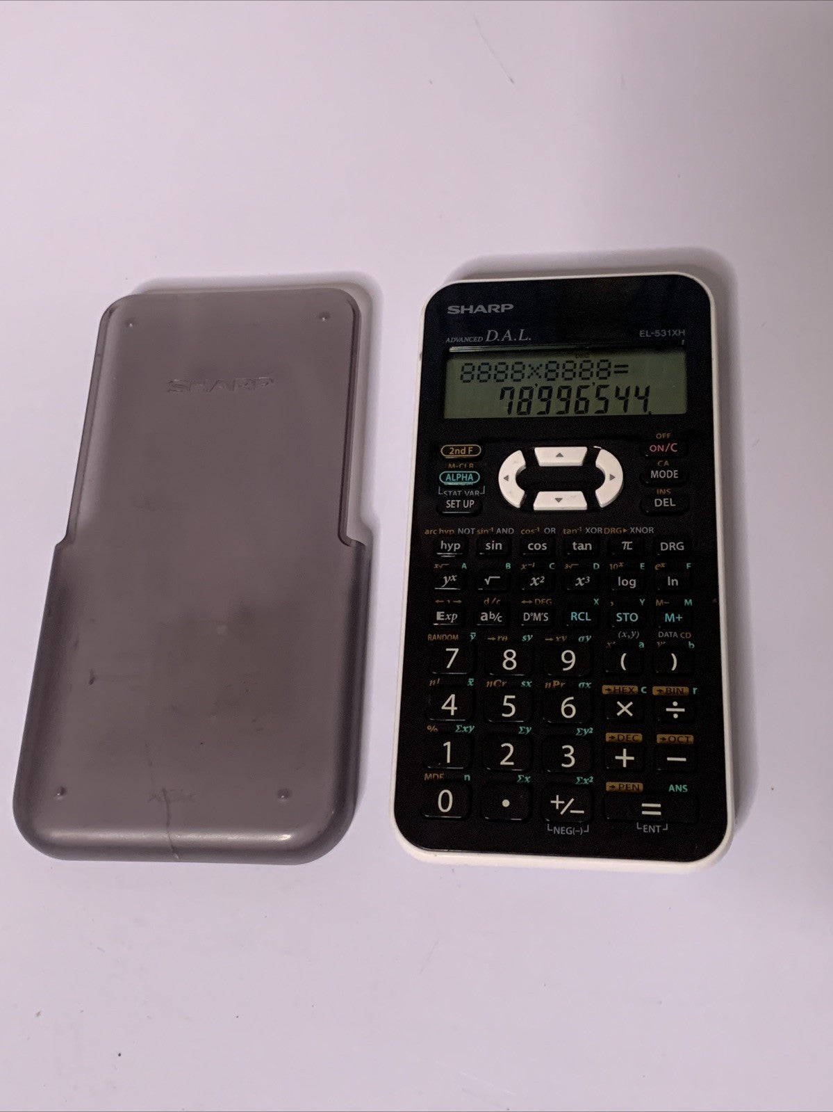 Sharp EL-531XH Scientific Calculator Advanced D.A.L. With Cover – Retro ...