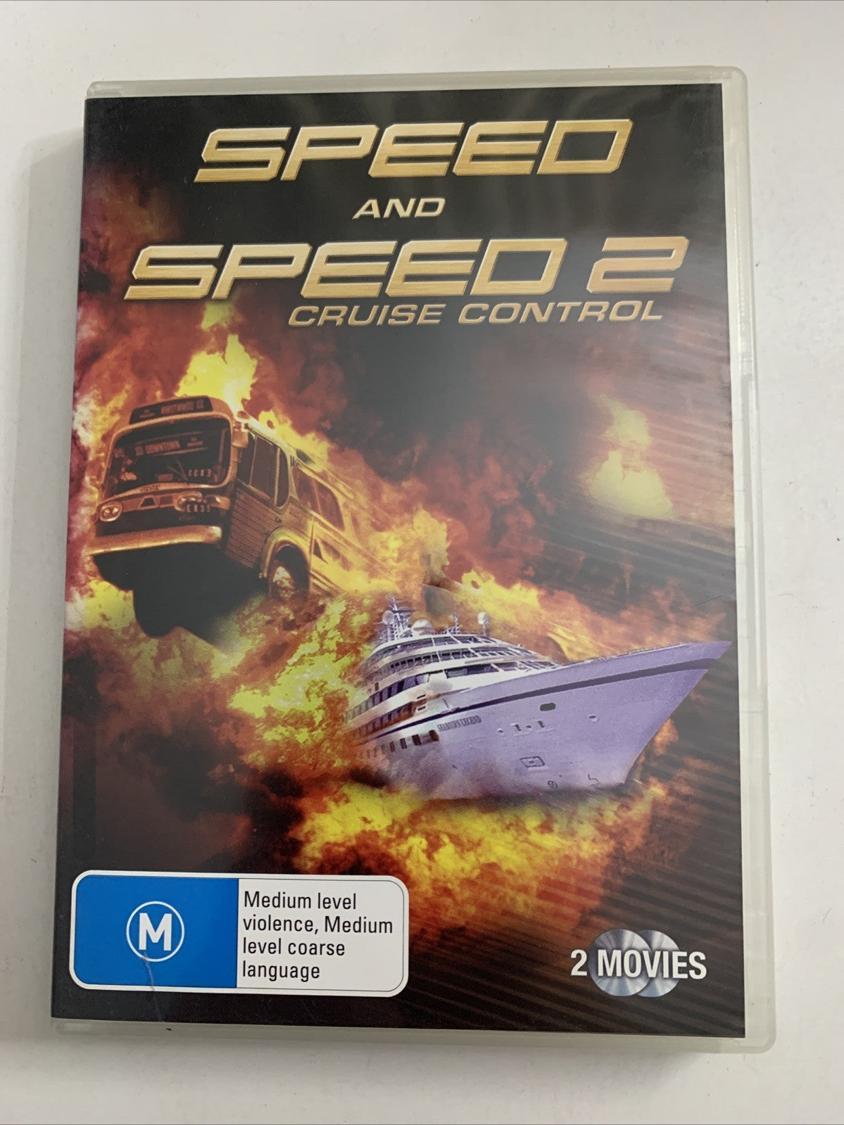 Speed / Speed 2: Cruise Control (DVD, 1994) Keanu Reeves Region 4 NEW ...