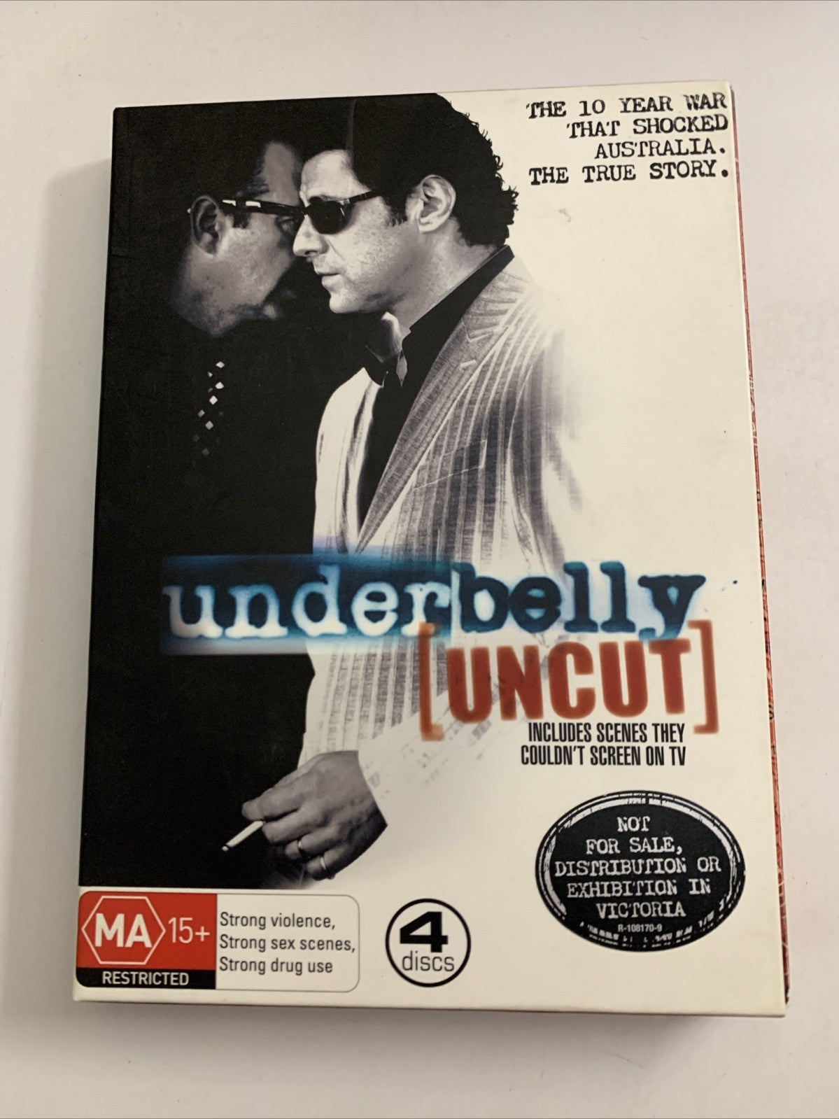 Underbelly Uncut (DVD, 2008, 4-Disc) Region 4 – Retro Unit