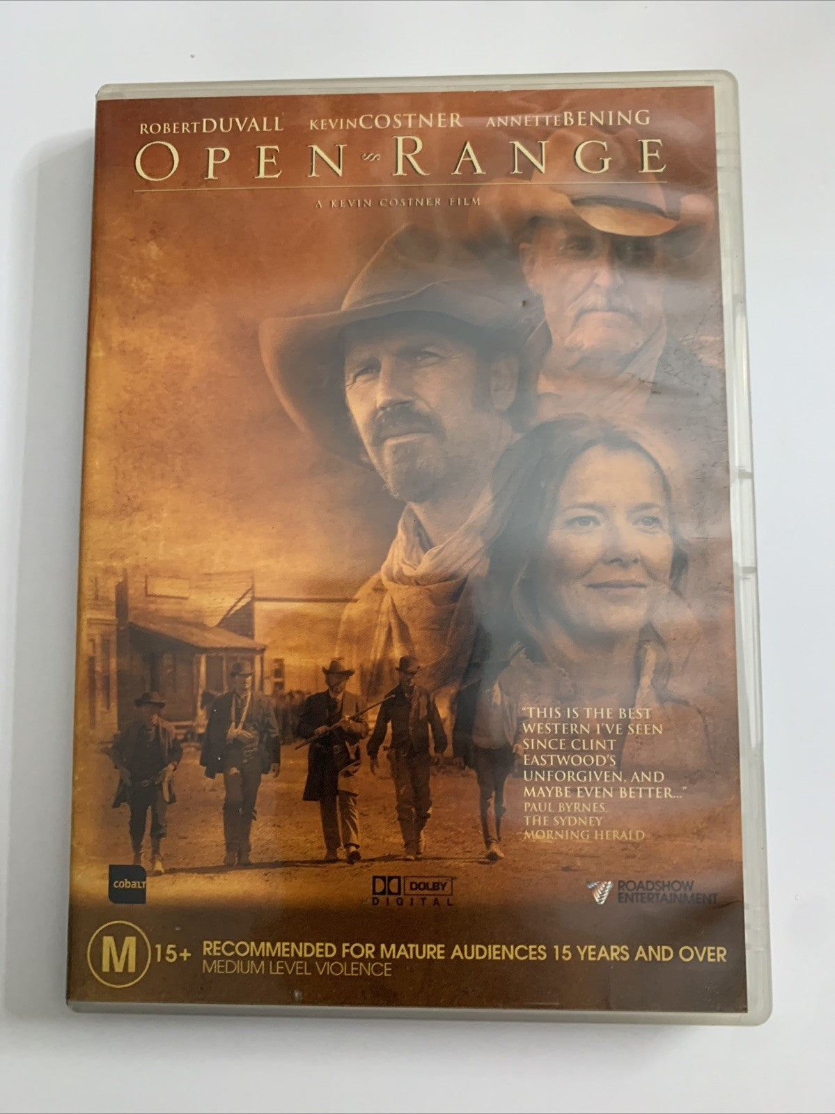 Open Range (DVD, 2003) Annette Bening, Robert Duvall, Kevin Costner Re ...