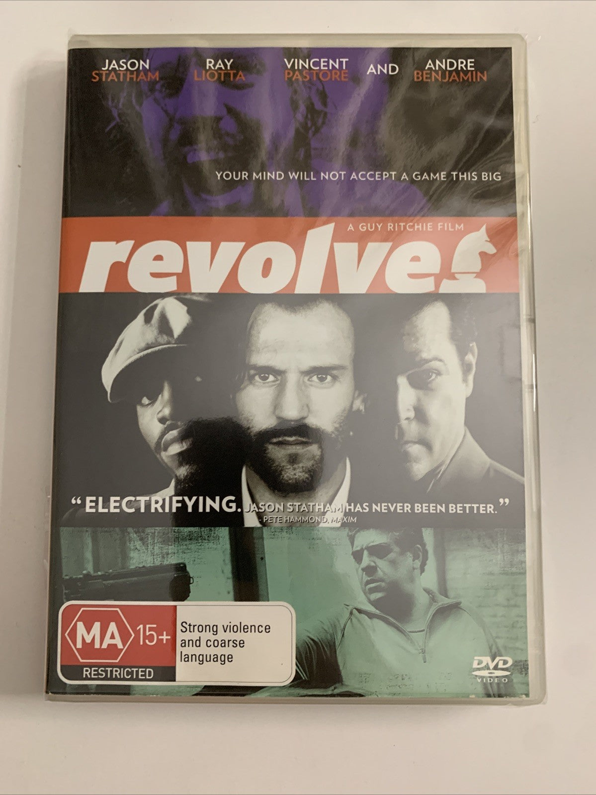 Revolver (DVD, 2005) Jason Statham, Ray Liotta, Vincent Pastore Region ...