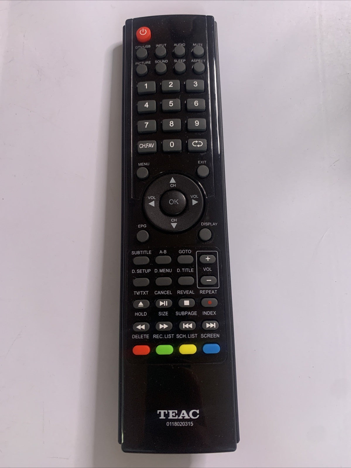 Genuine Teac 0118020315 Remote Control For TV – Retro Unit