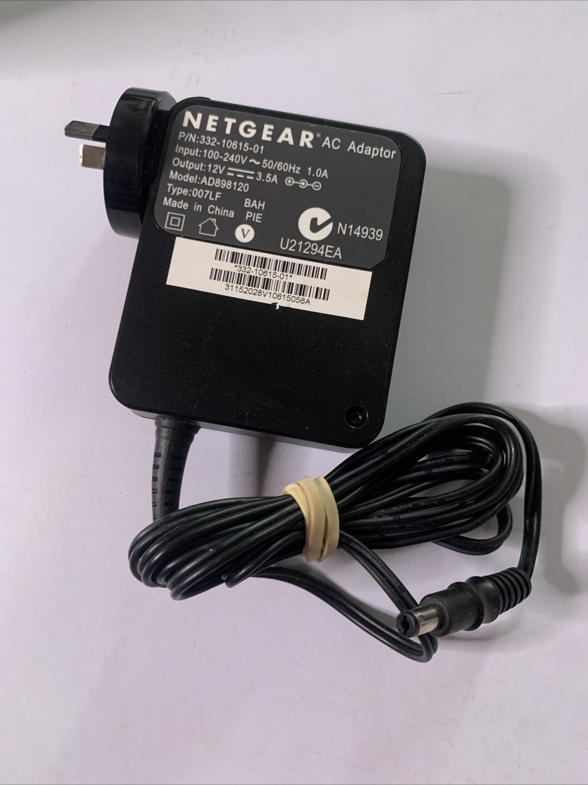 Genuine Netgear AC Adapter AD898120 12V 3.5A Power Supply For Netgear ...