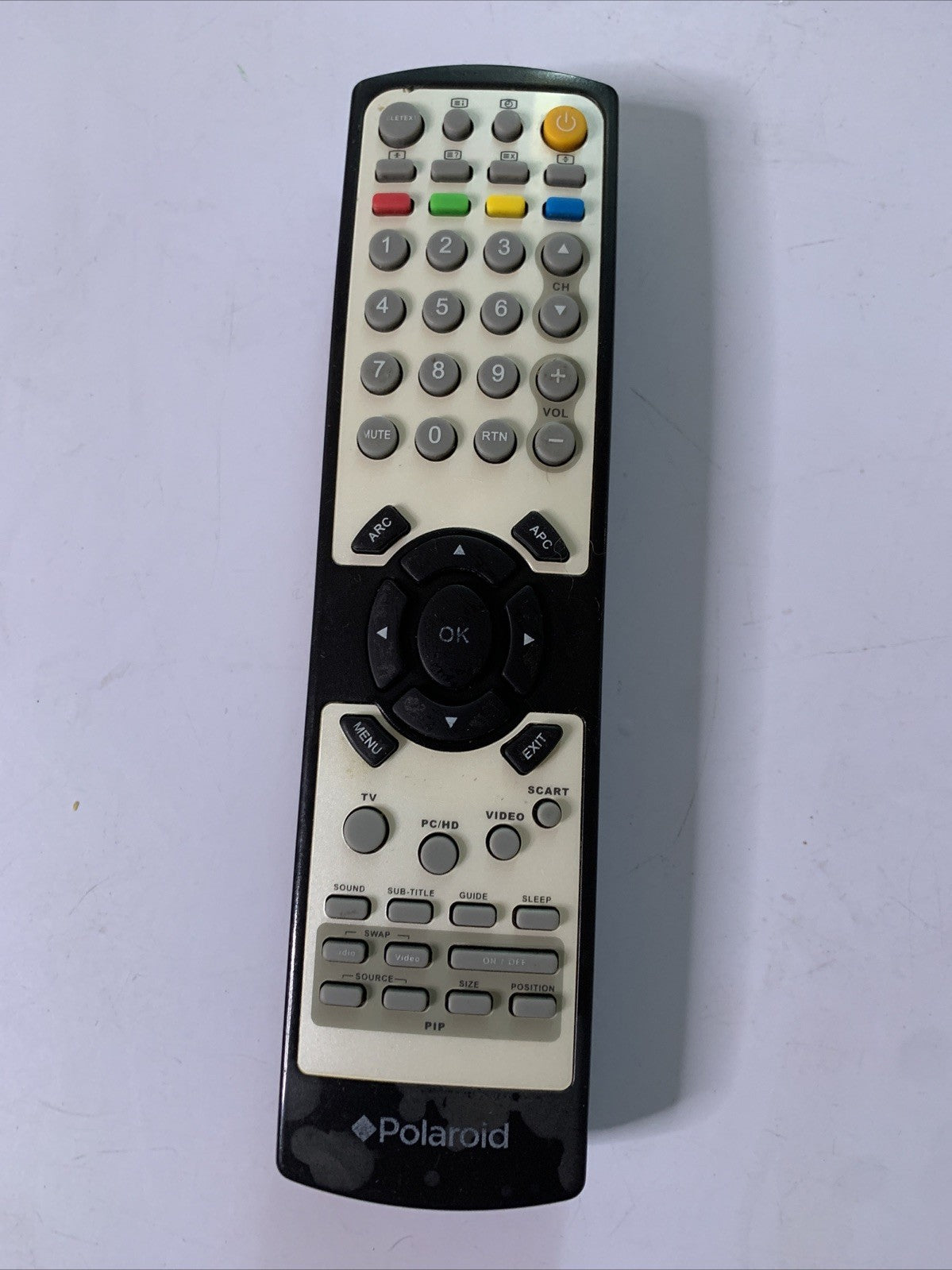 Genuine Polaroid Remote Control For TV *No Battery Lid – Retro Unit