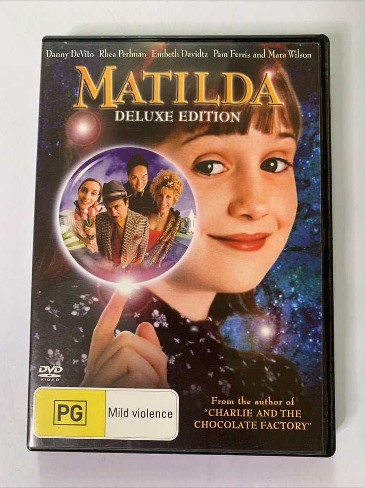 Matilda (Deluxe Edition, DVD, 1996) Mara Wilson, Danny DeVito Region 4 ...