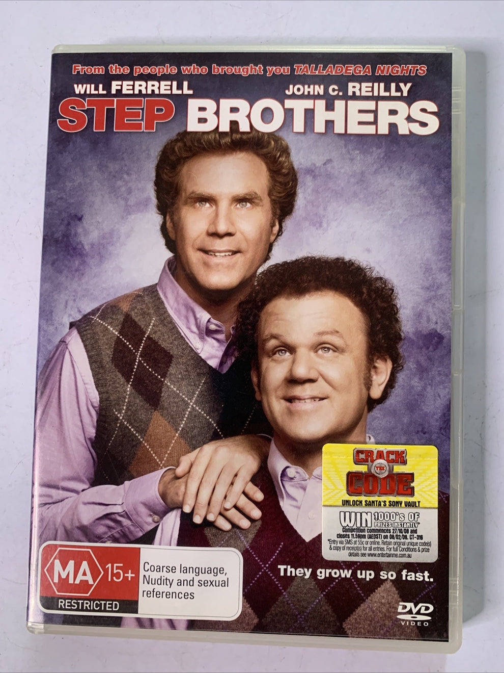 Step Brothers (DVD, 2008) Will Ferrell, John C. Reilly Region 4 – Retro ...