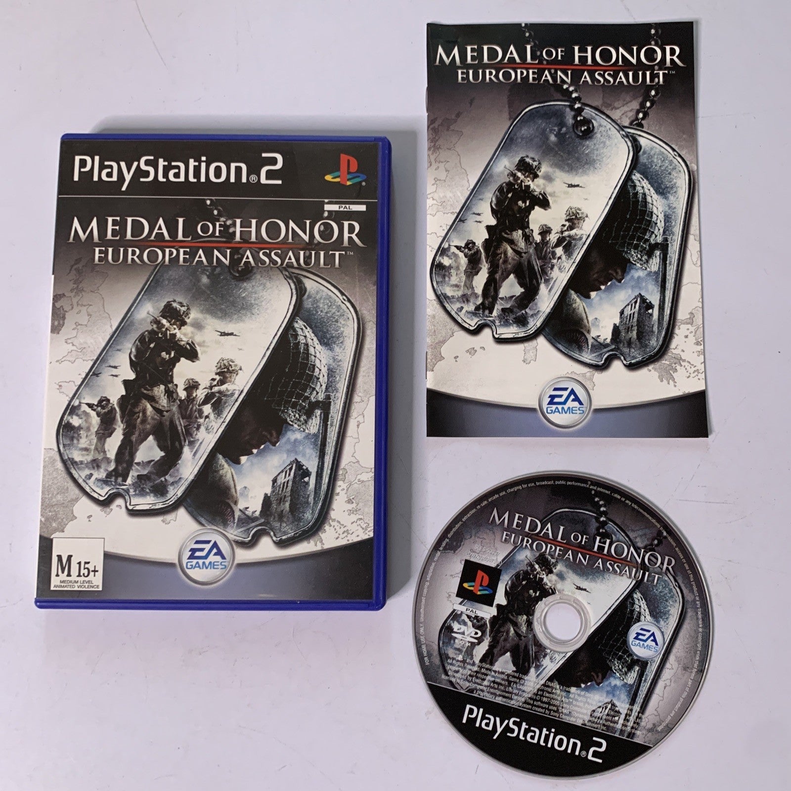 Medal Of Honor : European Assault PS2 Sony PlayStation 2 PAL Game Comp ...