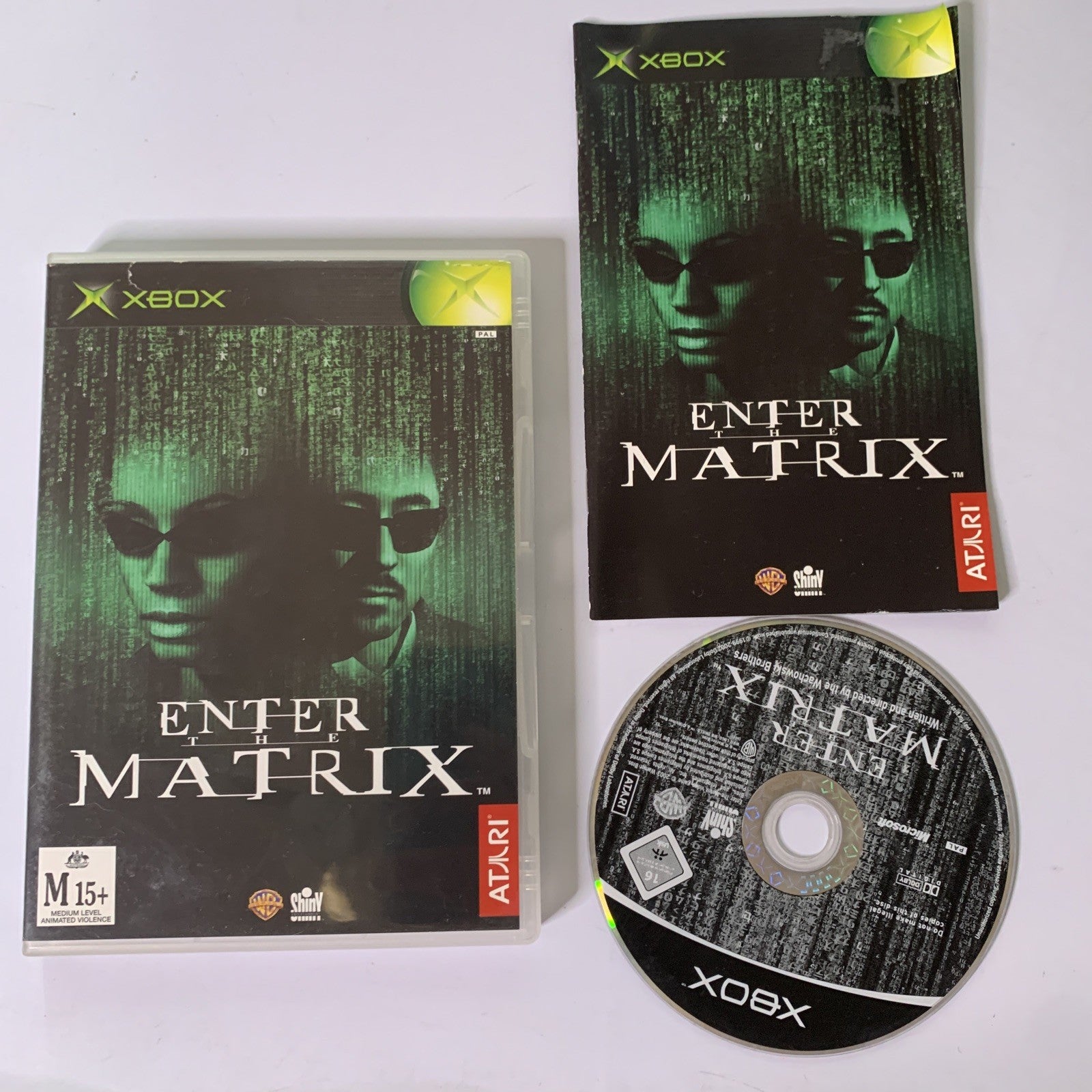 Enter The Matrix Microsoft XBOX Original PAL 2003 Game Complete – Retro ...