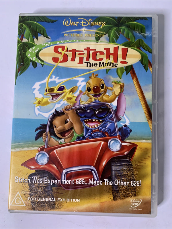 Stitch The Movie (DVD, 2002) Disney Animated Film Region 4 – Retro Unit
