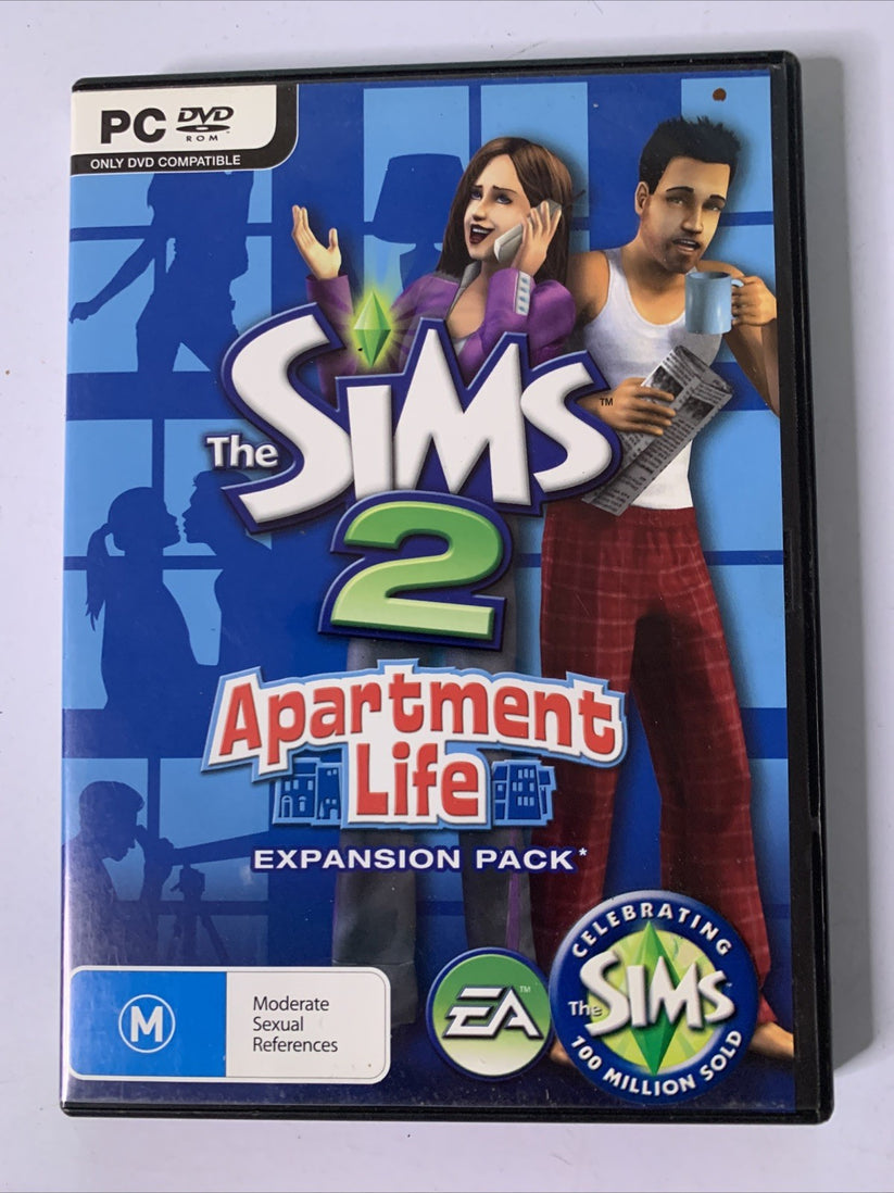 The Sims 2: Apartment Life Expansion Pack PC DVD Windows Game – Retro Unit