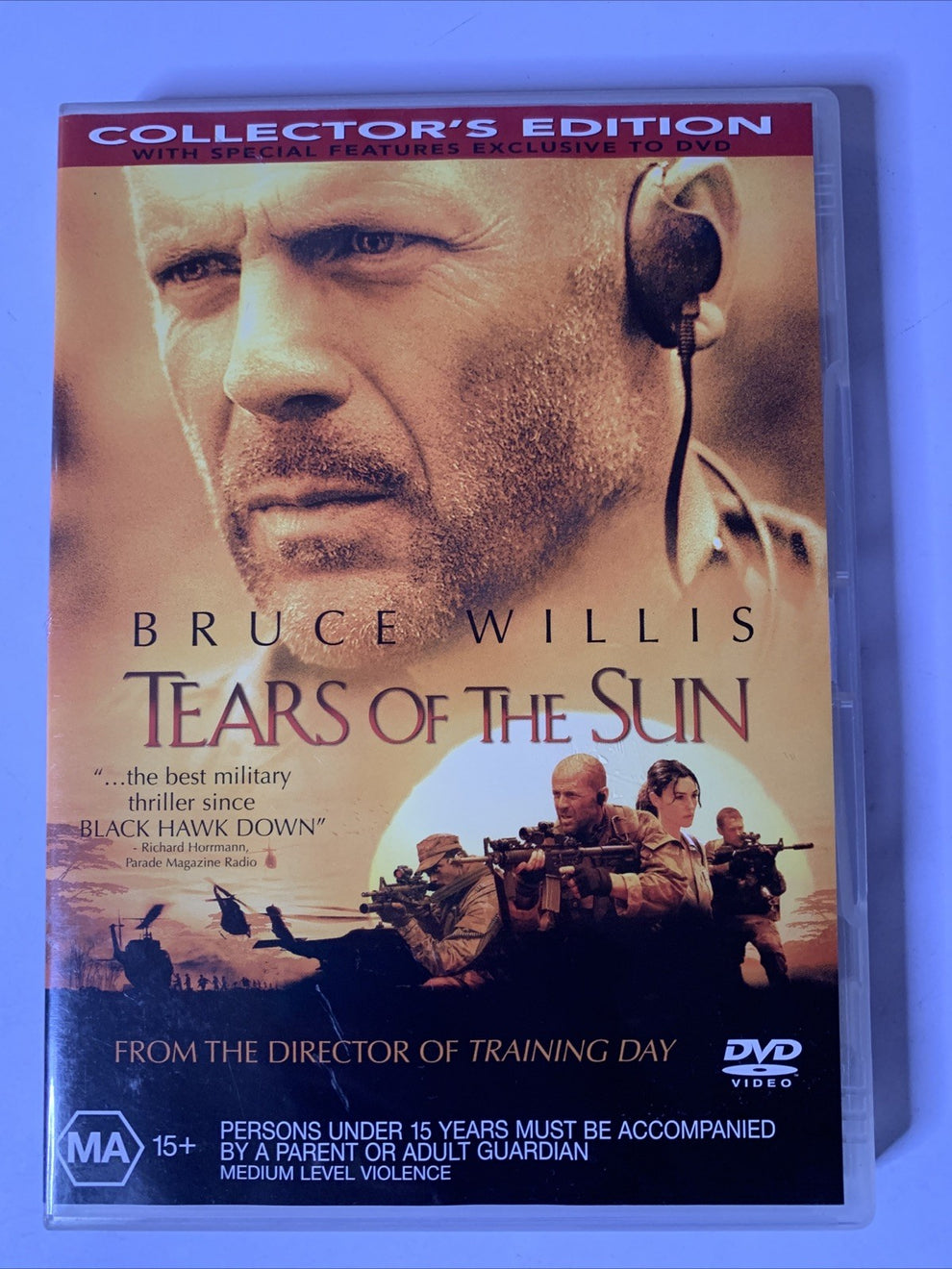 Tears of the Sun (DVD, 2003) Bruce Willis Region 4 – Retro Unit