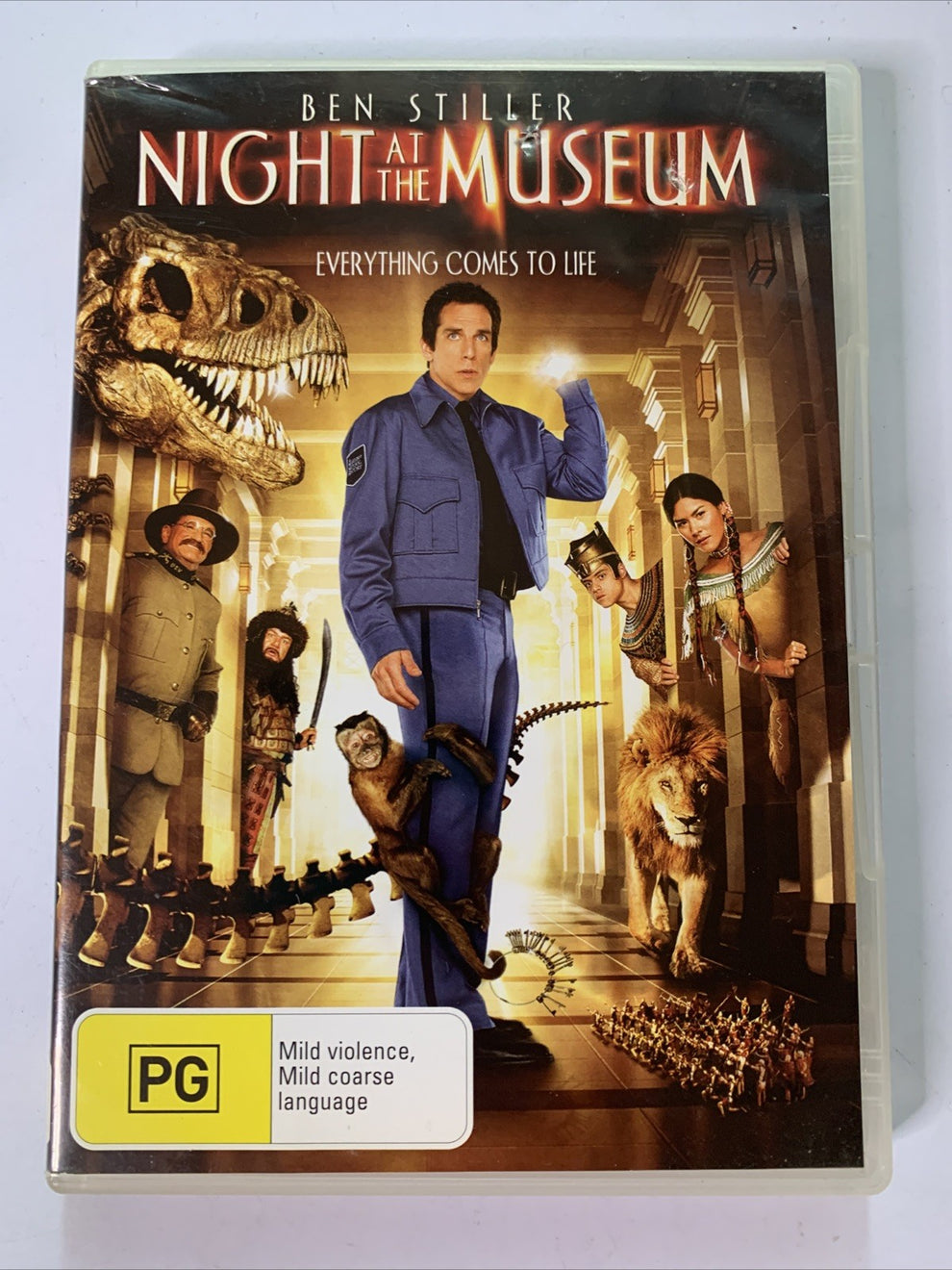 Night At The Museum (DVD, 2006) Owen Wilson, Ben Stiller, Robin Willia ...
