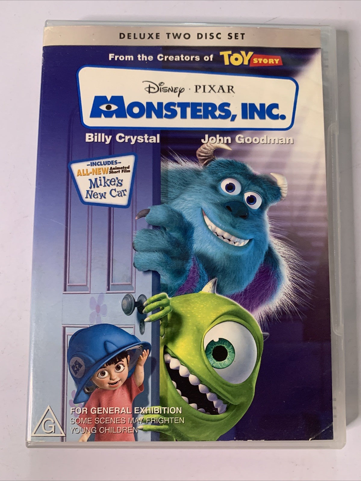 Monsters Inc (DVD, 2001) Billy Crystal, John Goodman Disney Pixar Regi ...