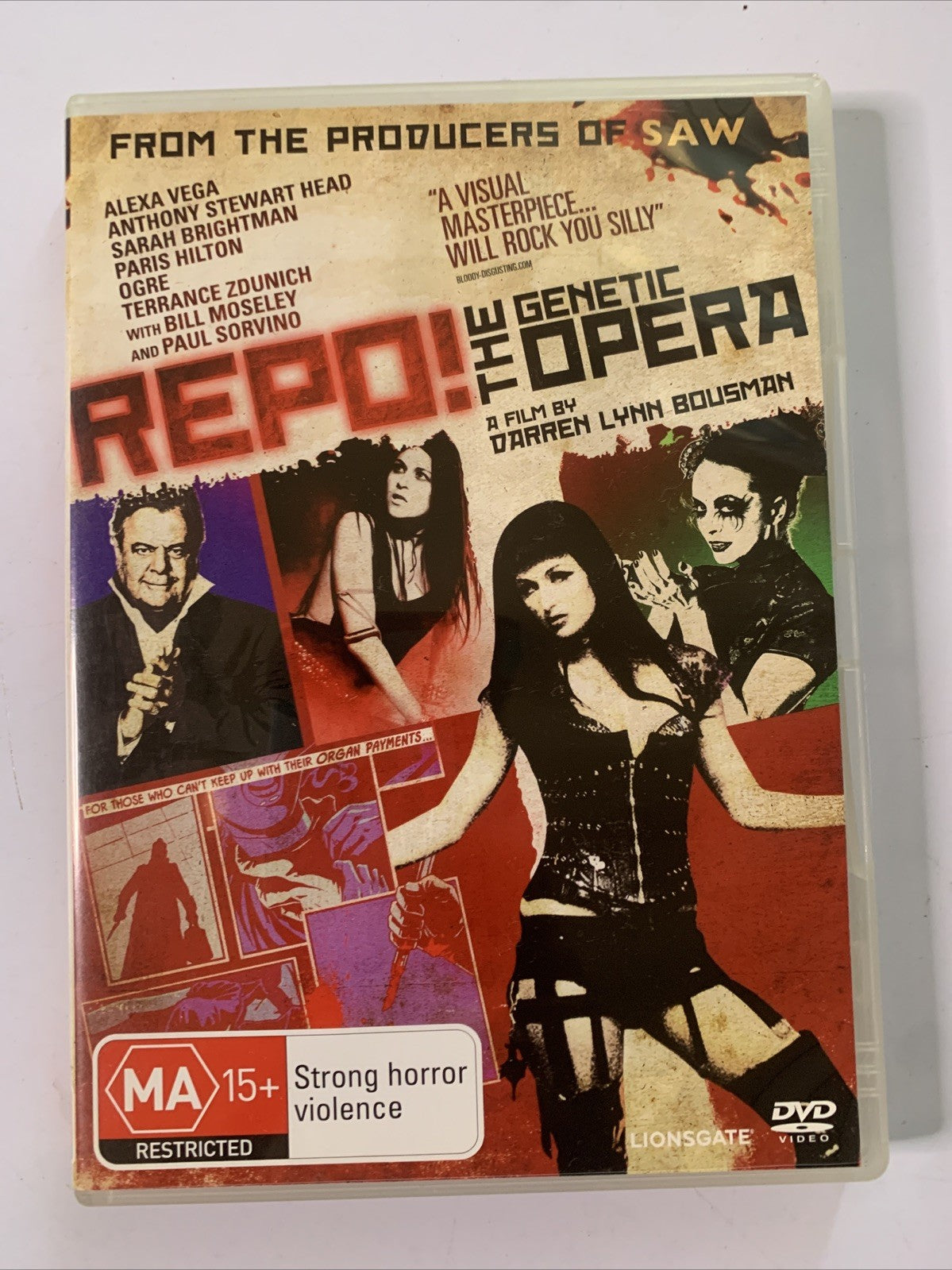 Repo! The Genetic Opera (DVD, 2008) Paul Sorvino, Alexa Vega Region 4 ...