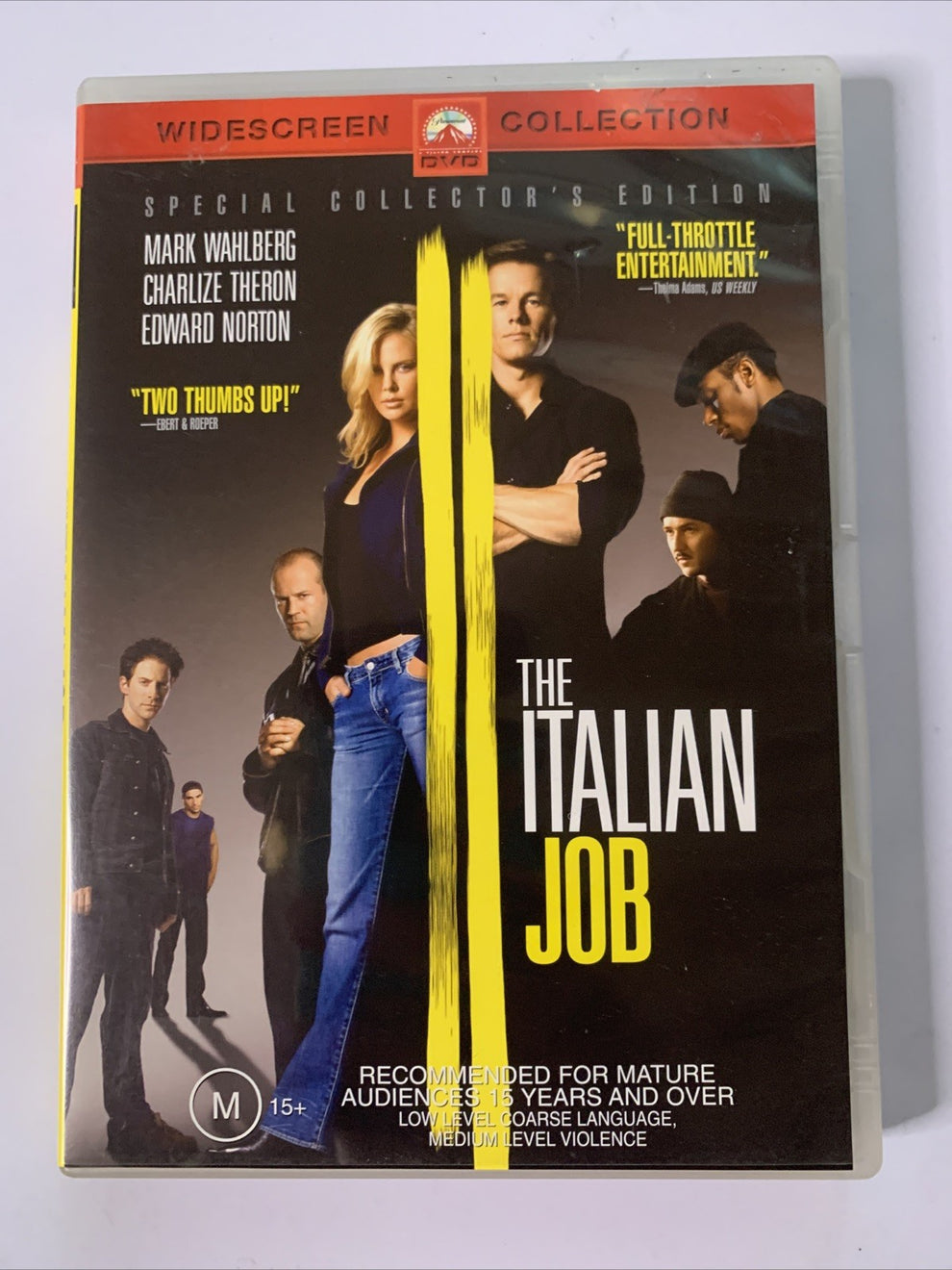 The Italian Job (DVD, 2003) Mark Wahlberg, Charlize Theron, Ed Norton ...