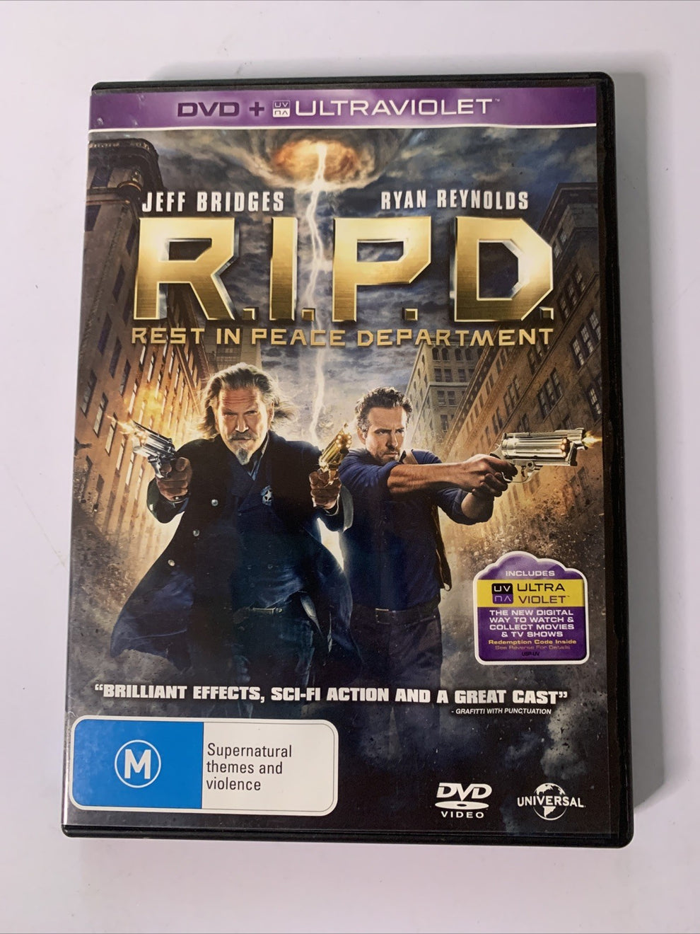 R.I.P.D. (DVD, 2013) Jeff Bridges, Ryan Reynolds Region 4 – Retro Unit