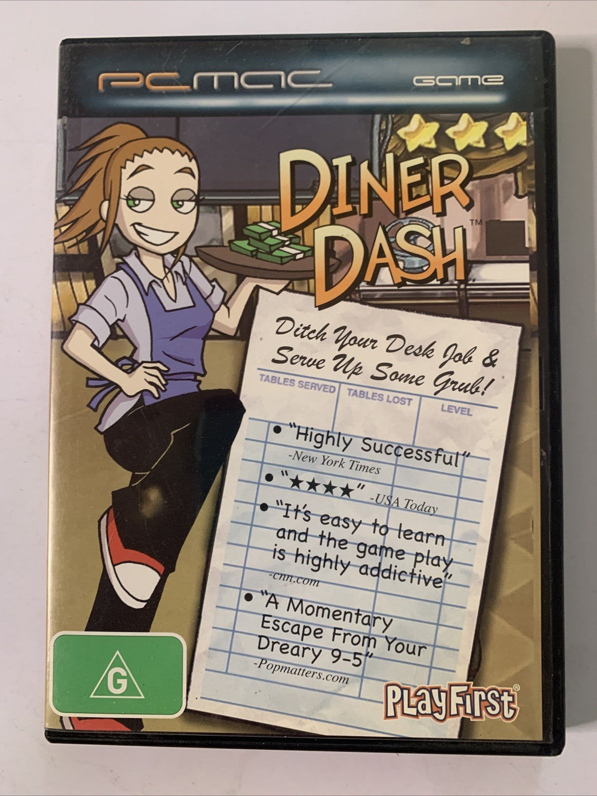 Diner Dash PC CD-ROM Windows Mac Game – Retro Unit
