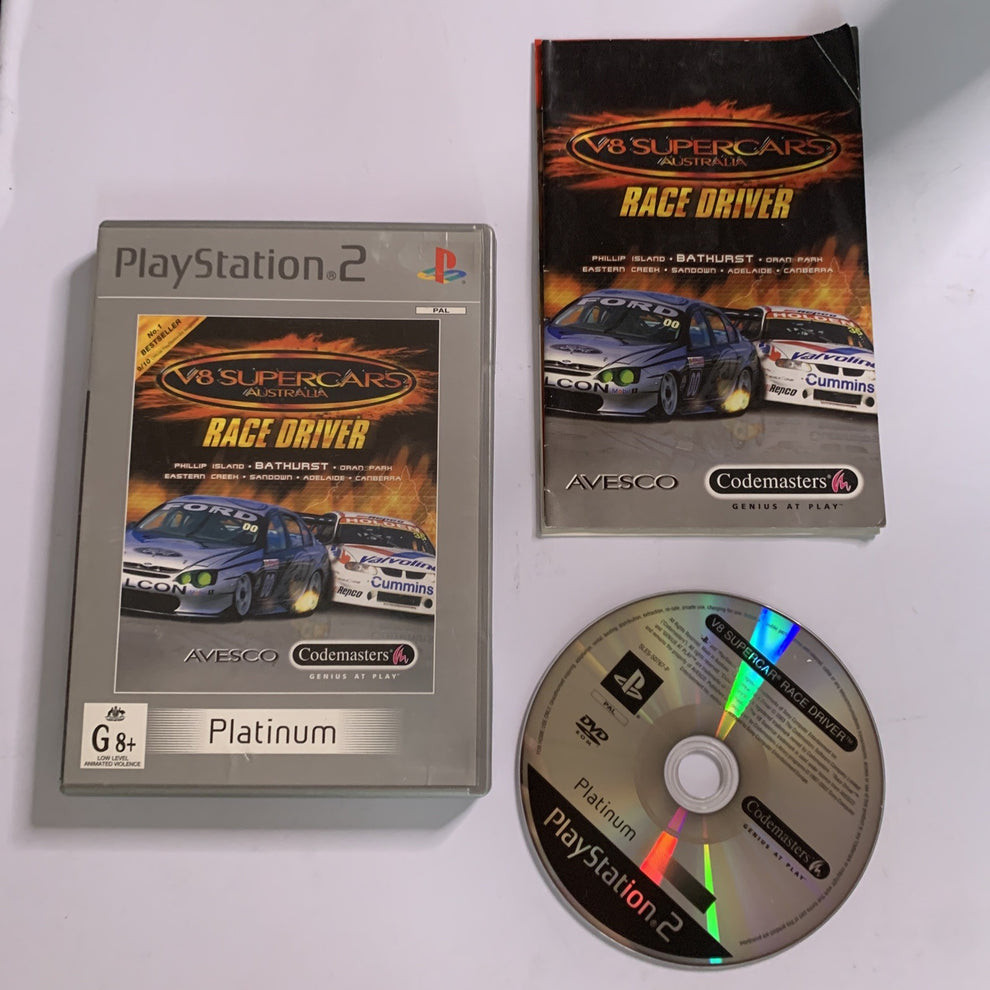 V8 Supercars Australia Race Driver PS2 Sony PlayStation 2 PAL Game Com ...