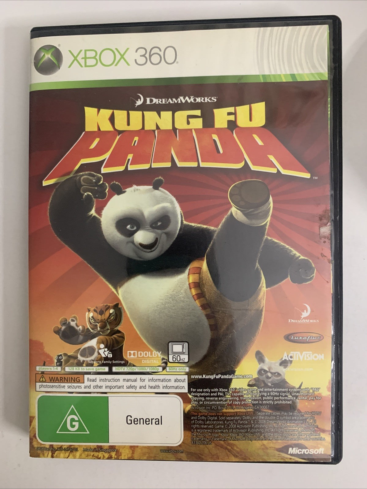 Kung Fu Panda Microsoft XBOX 360 PAL Game – Retro Unit