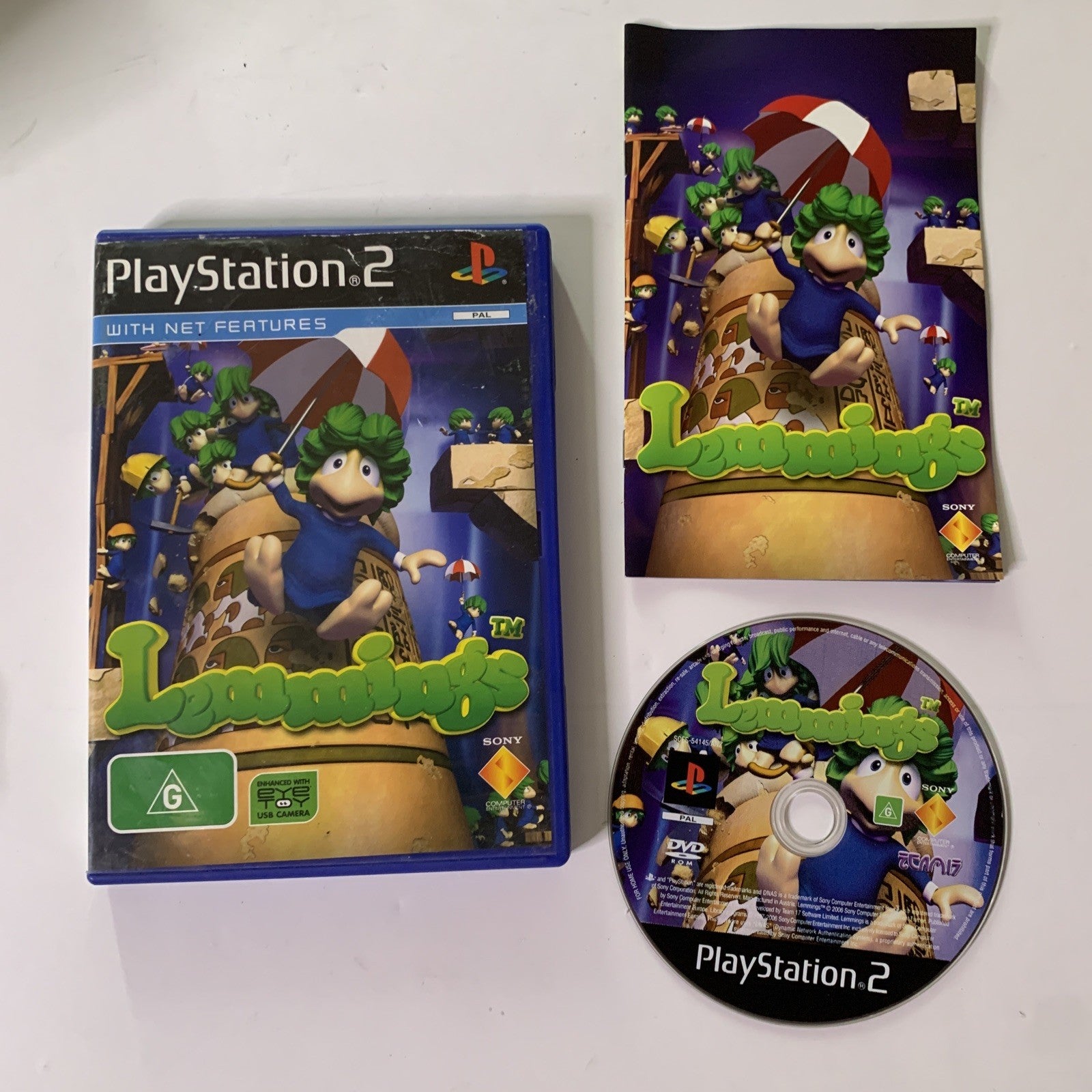 Lemmings PS2 Sony PlayStation 2 PAL Puzzle Game Complete – Retro Unit