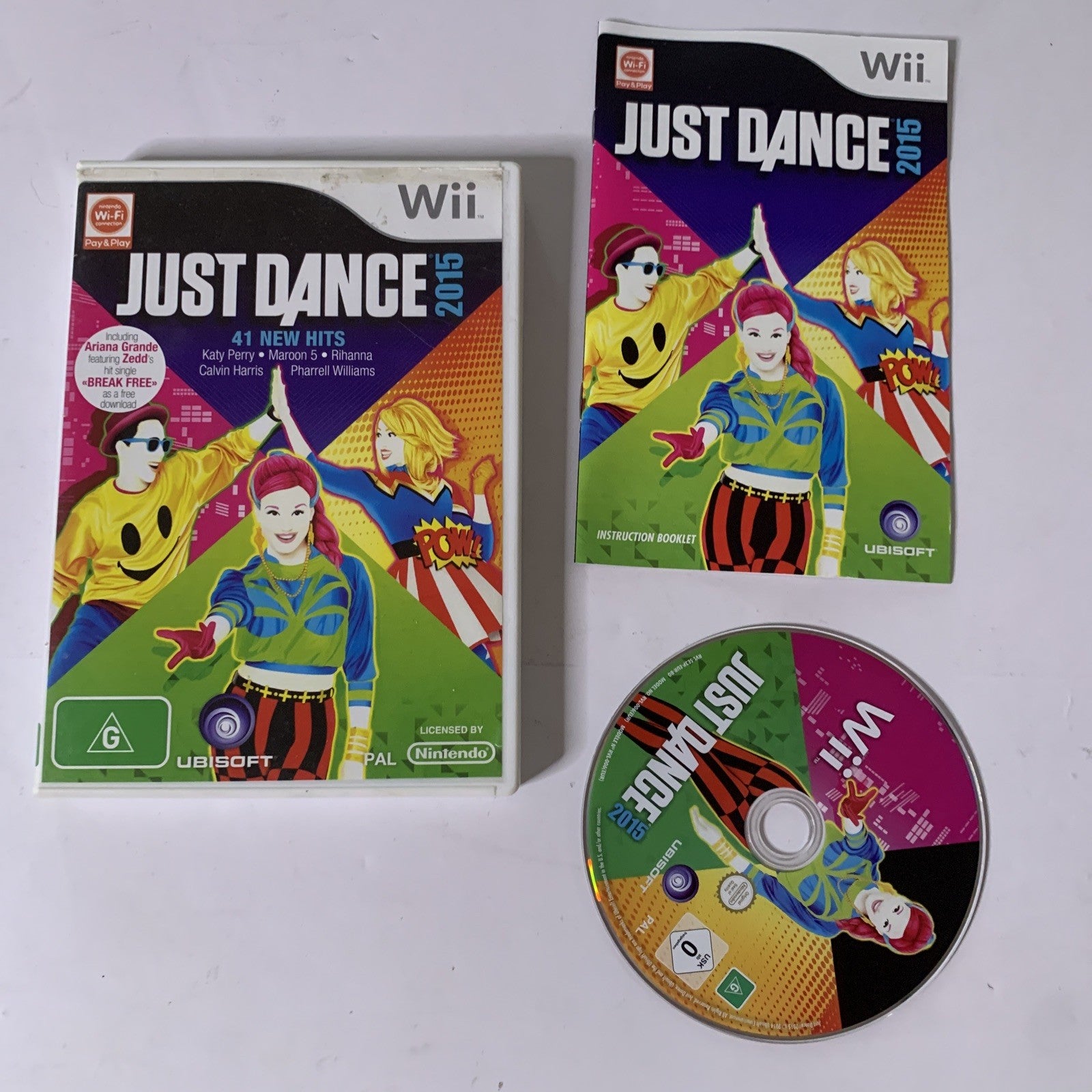 Just Dance 2015 Nintendo Wii PAL Music Dance Game Complete – Retro Unit
