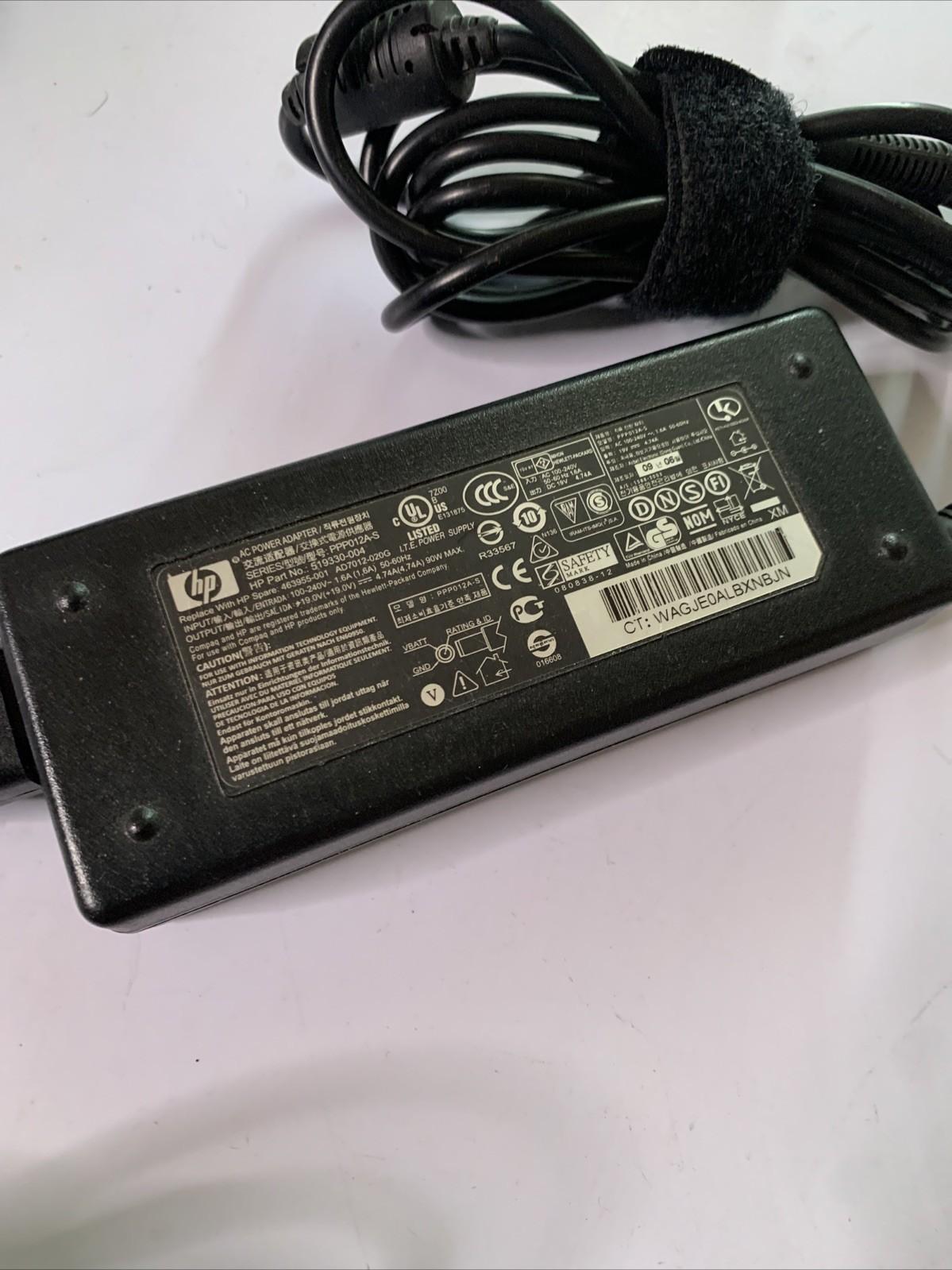 Genuine HP PPP012A-S Laptop Power Supply 519330-004 19V 4.74A Charger ...