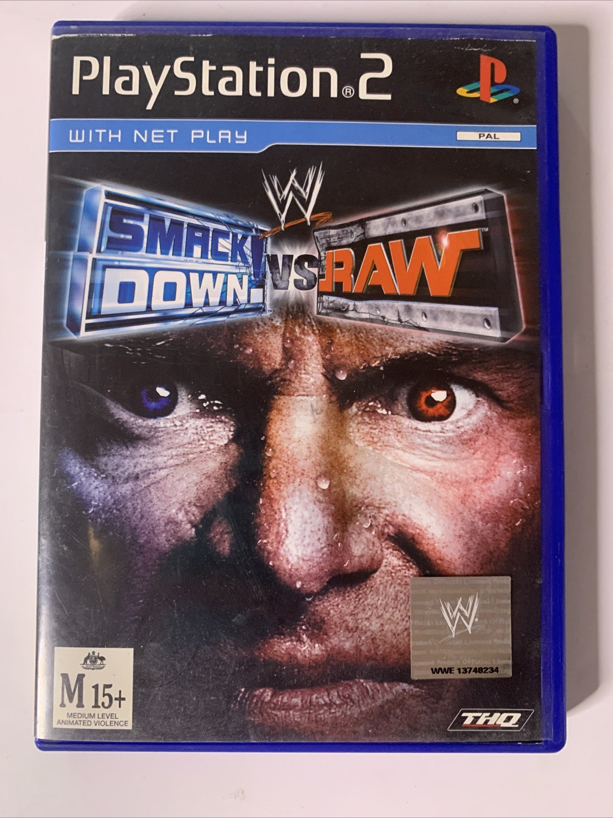 WWE Smack Down vs Raw 2004 PS2 PlayStation 2 PAL Game Complete – Retro Unit