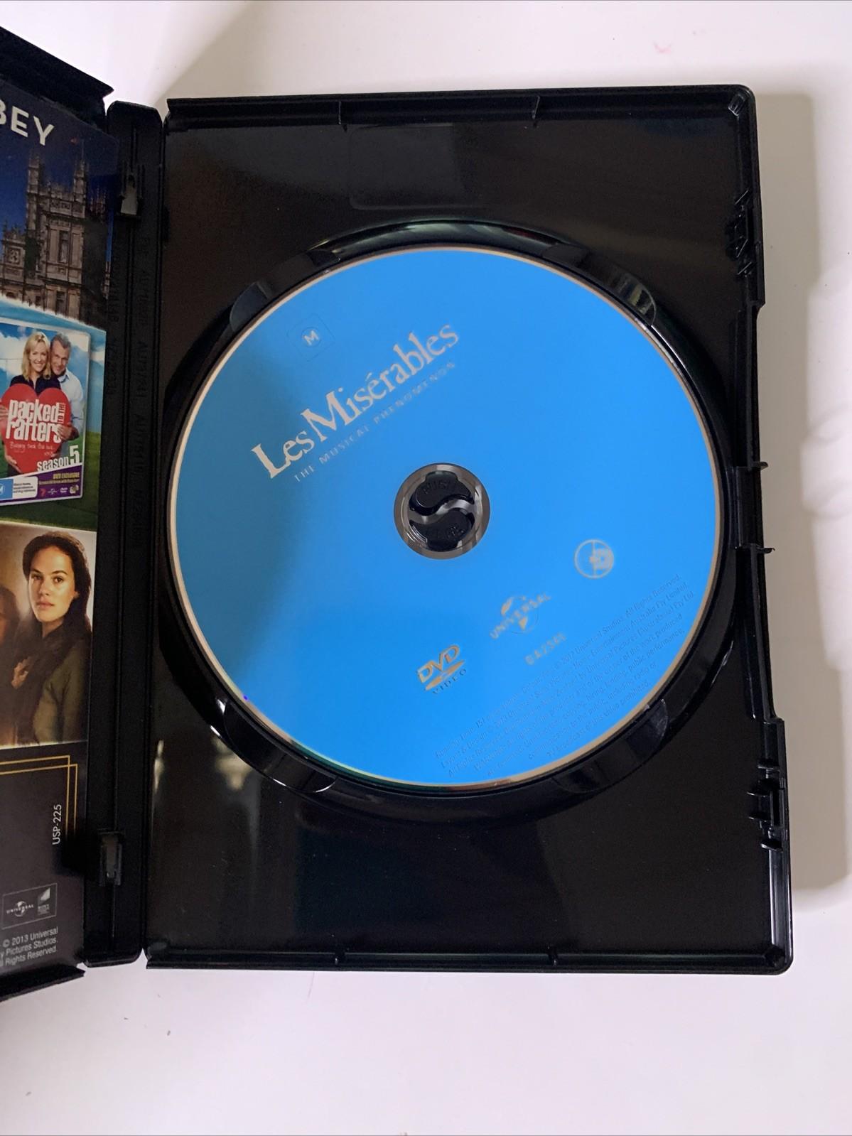 Les Miserables (DVD, 2012) Russell Crowe, Anne Hathaway, Hugh Jackman ...