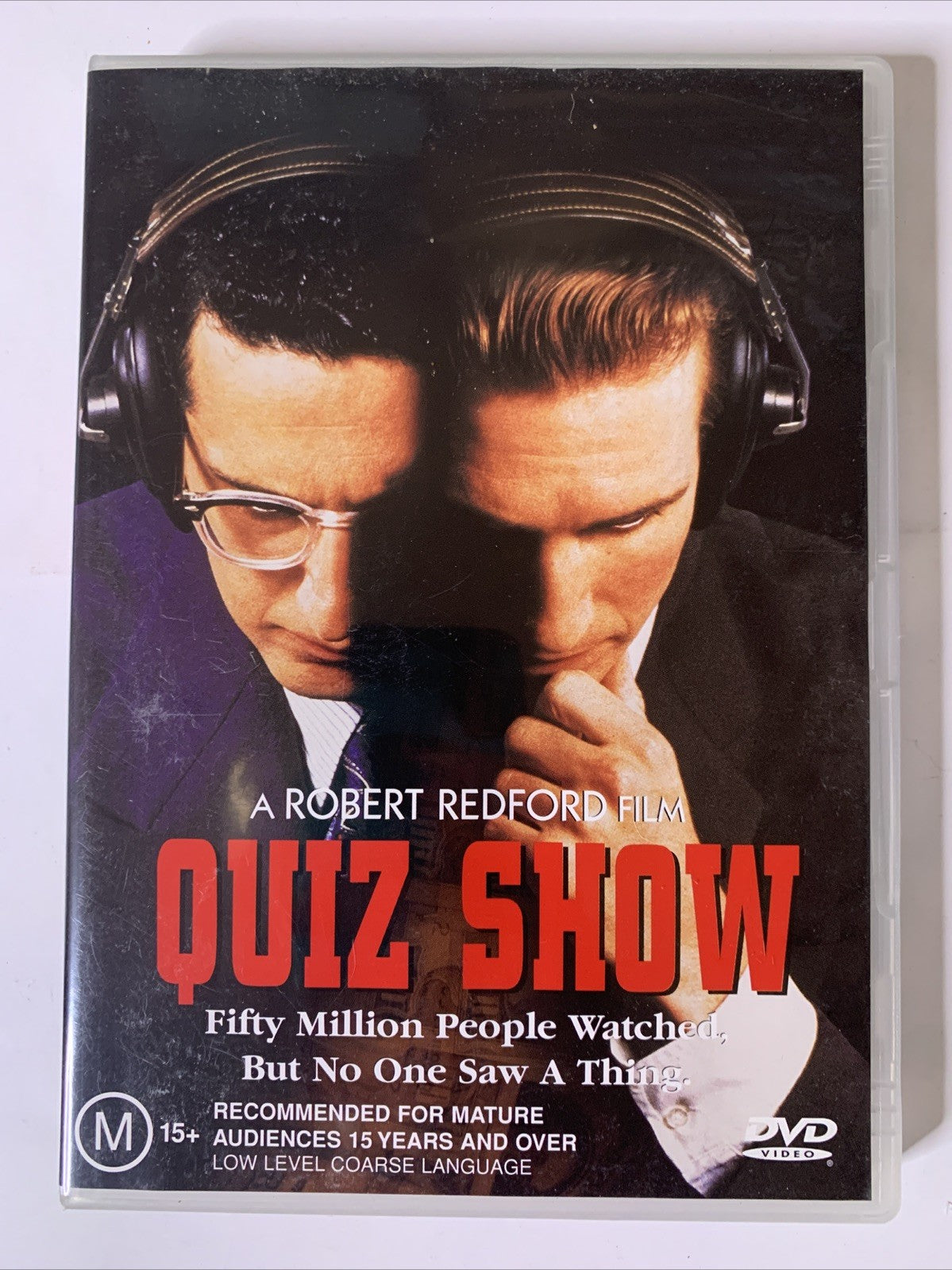 Quiz Show (DVD, 1994) John Turturro, Robert Redford, Ralph Fiennes Reg ...