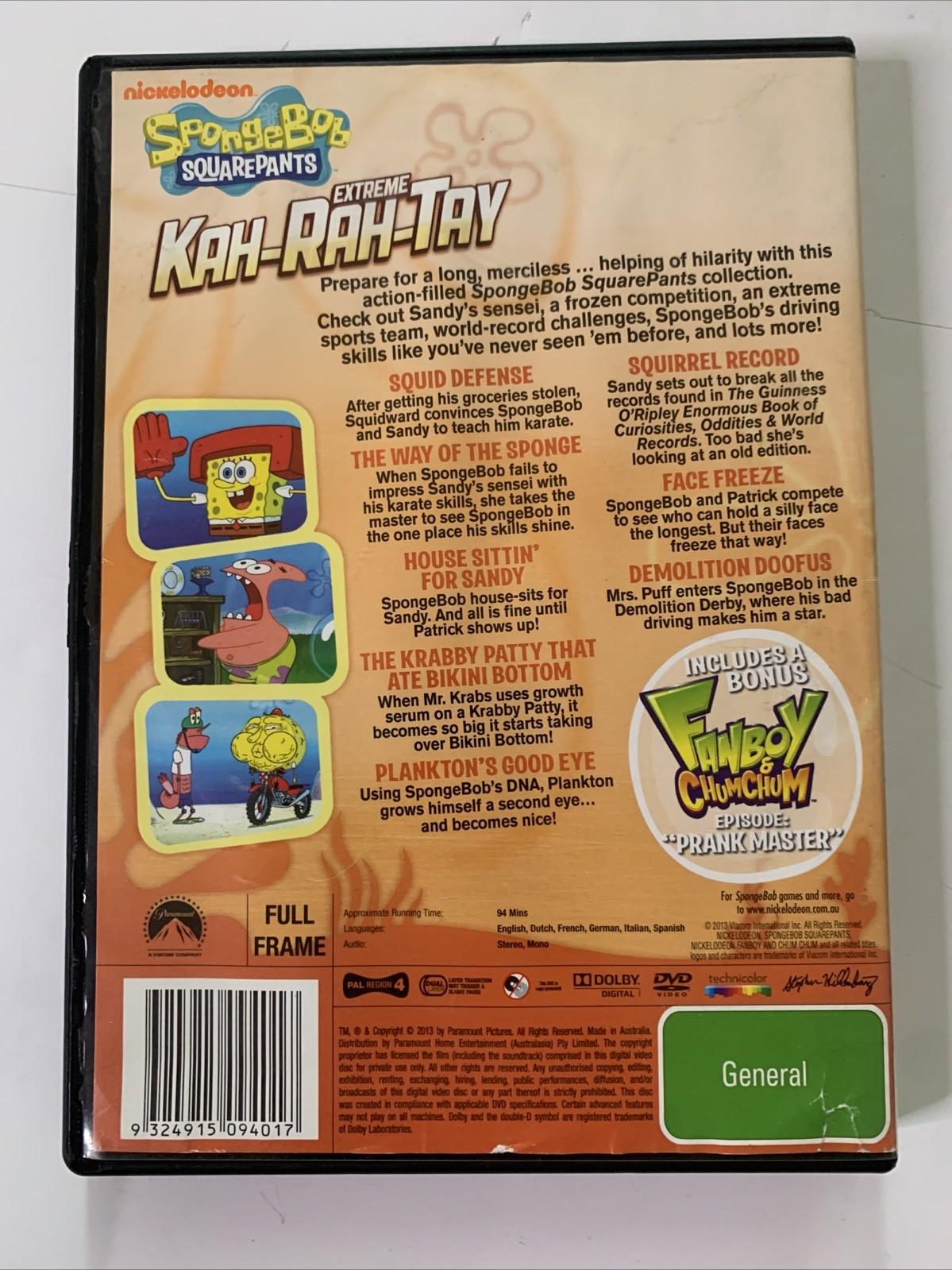 SpongeBob SquarePants : Extreme Kah-Rah-Tay (DVD, 2013) Animation Regi ...