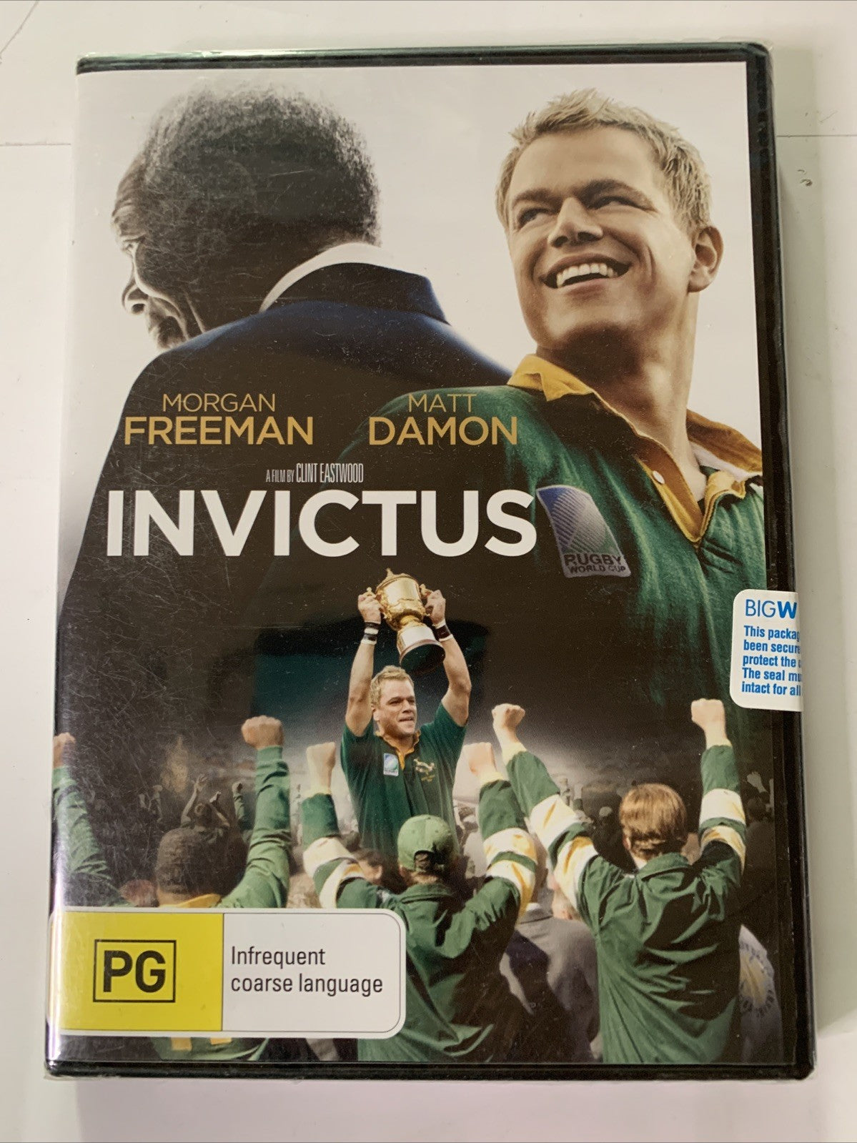 Invictus (DVD, 2009) Morgan Freeman, Matt Damon Region 4 NEW – Retro Unit