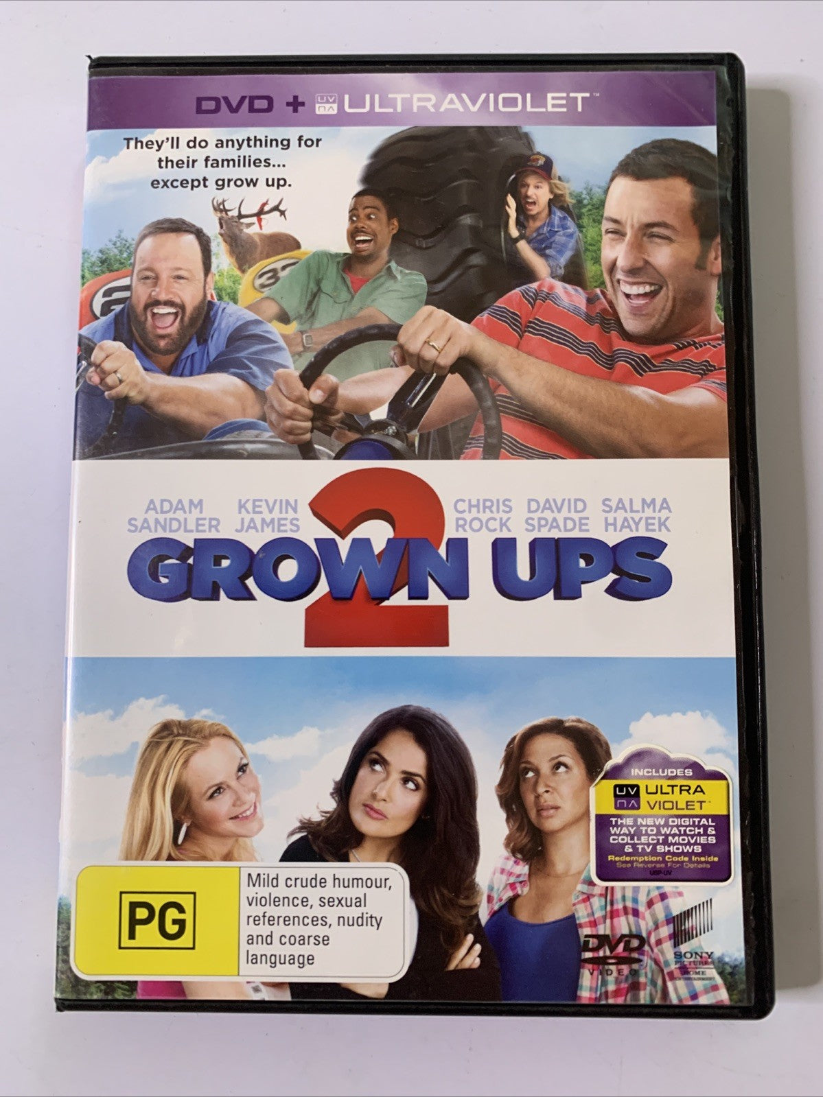 Grown Ups 2 (DVD, 2013) Chris Rock, Adam Sandler, David Spade Region 4 ...