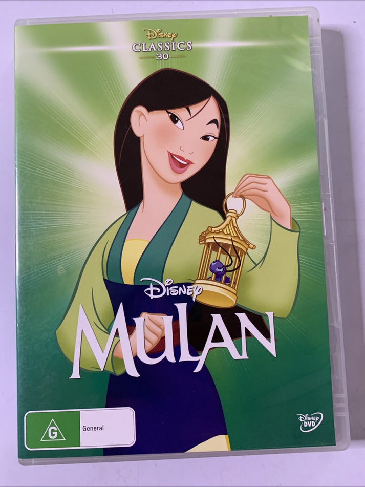 Mulan (DVD, 1998) Disney Animation Film Ming-Na Wen, Eddie Murphy Regi ...