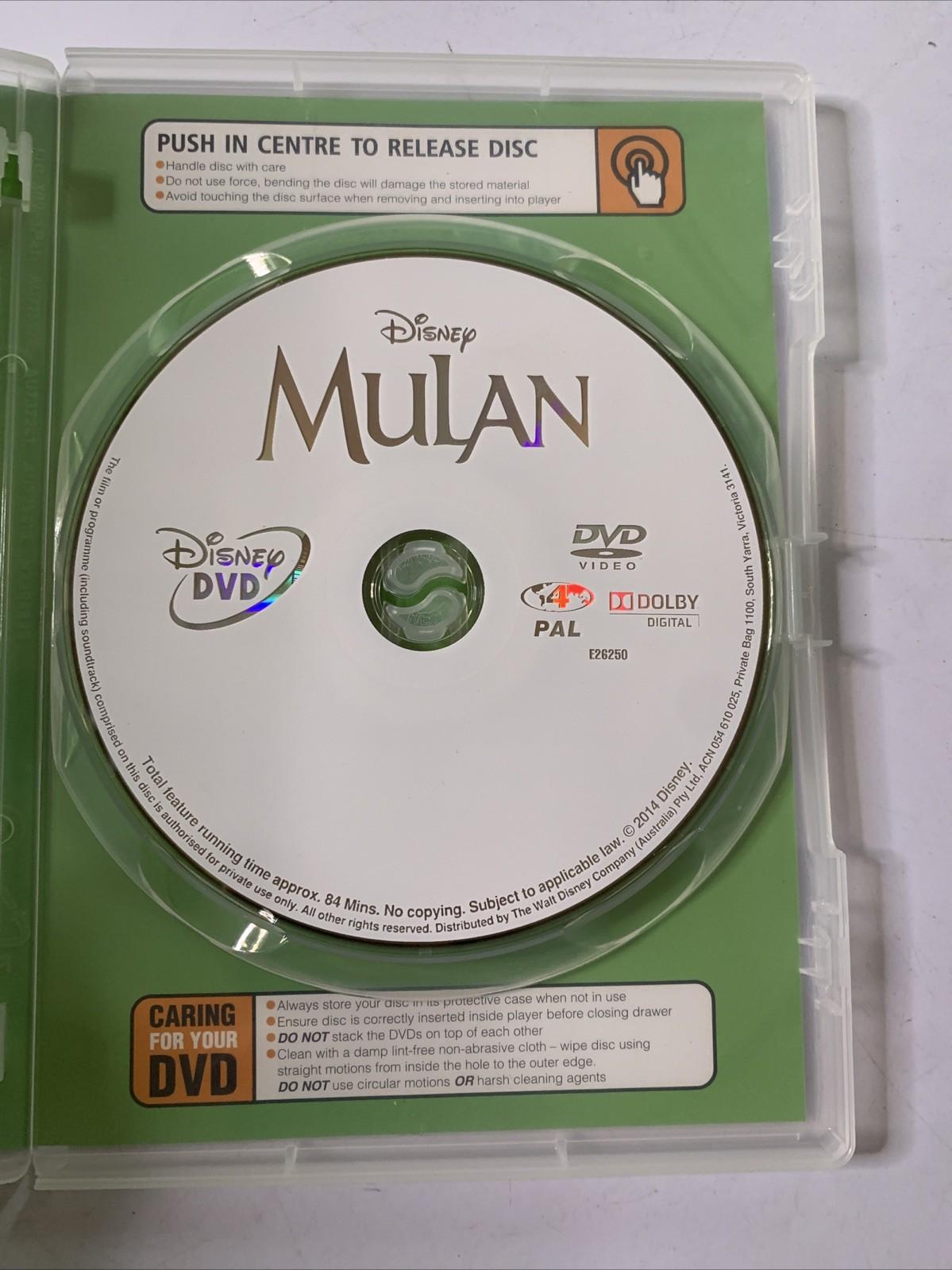 Mulan (DVD, 1998) Disney Animation Film Ming-Na Wen, Eddie Murphy Regi ...