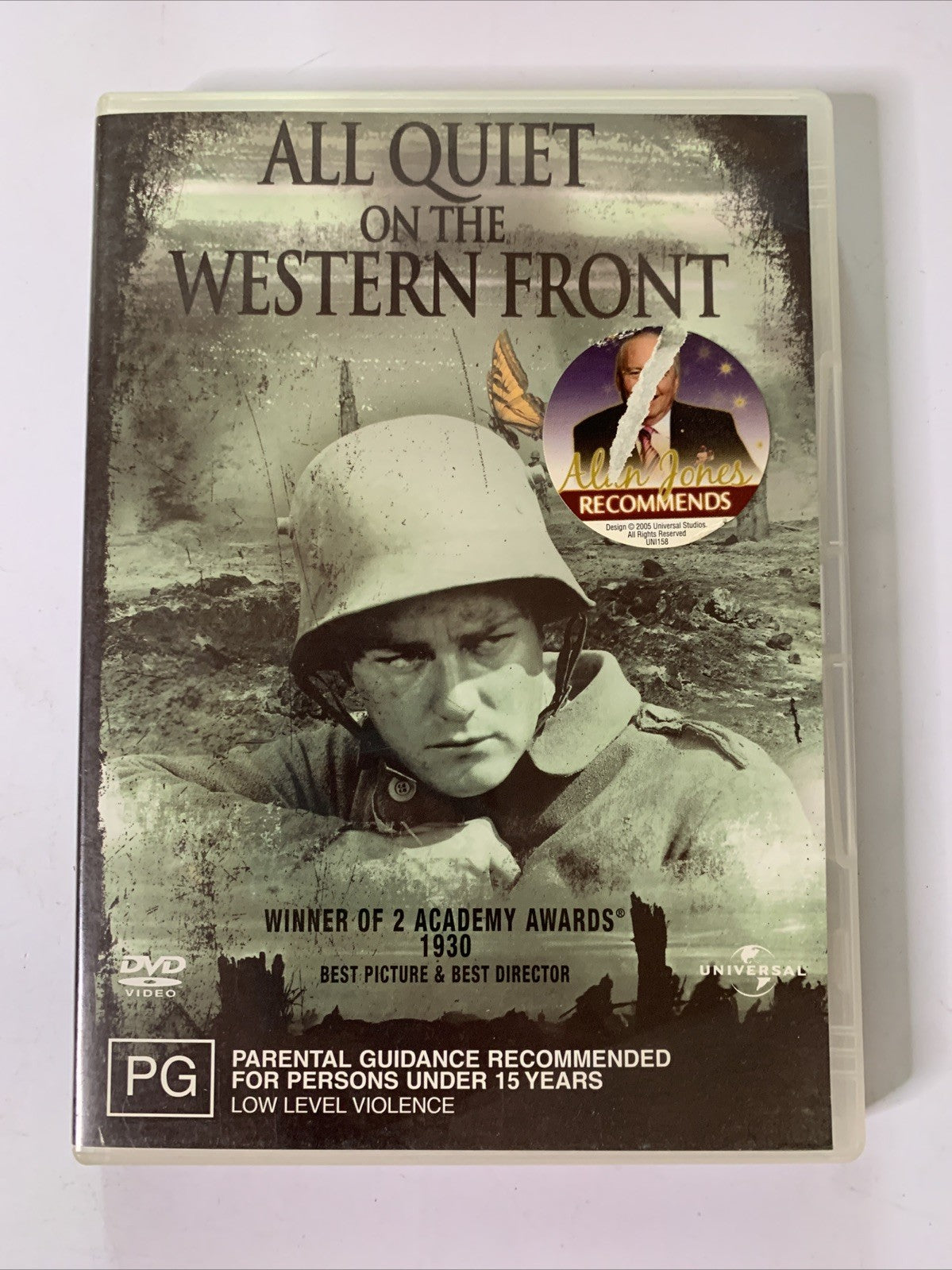 All Quiet on the Western Front (DVD, 1930) Lew Ayres, Louis Wolheim Re ...