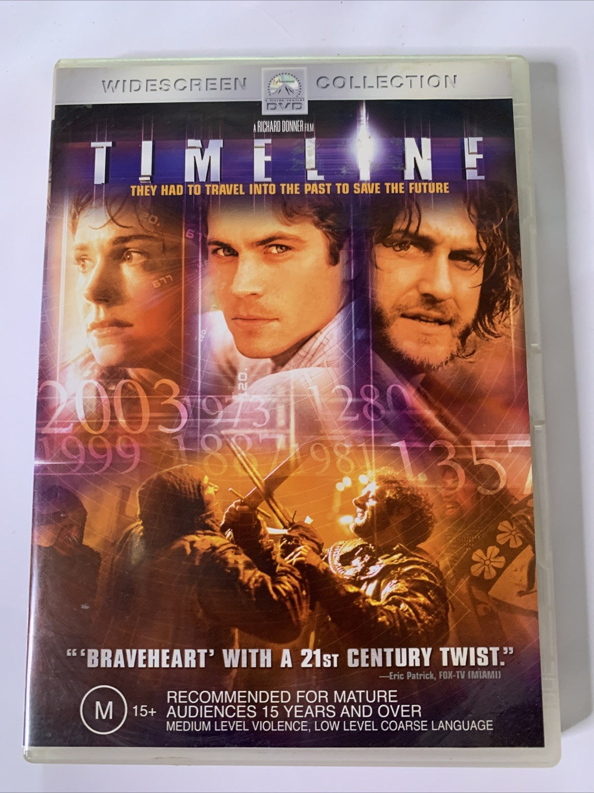 Timeline (DVD, 2003) Billy Connolly, Gerard Butler, Paul Walker Region ...