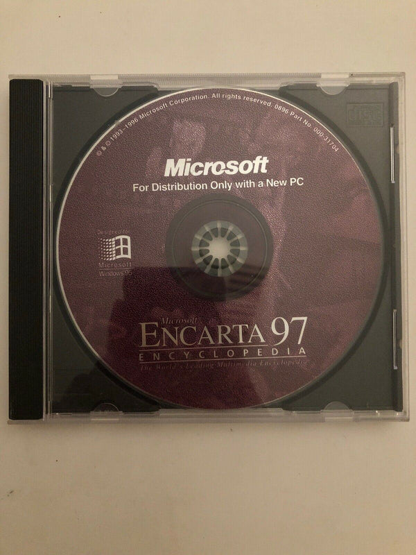 Microsoft Encarta Encyclopedia 97 - PC CD - 1996 – Retro Unit