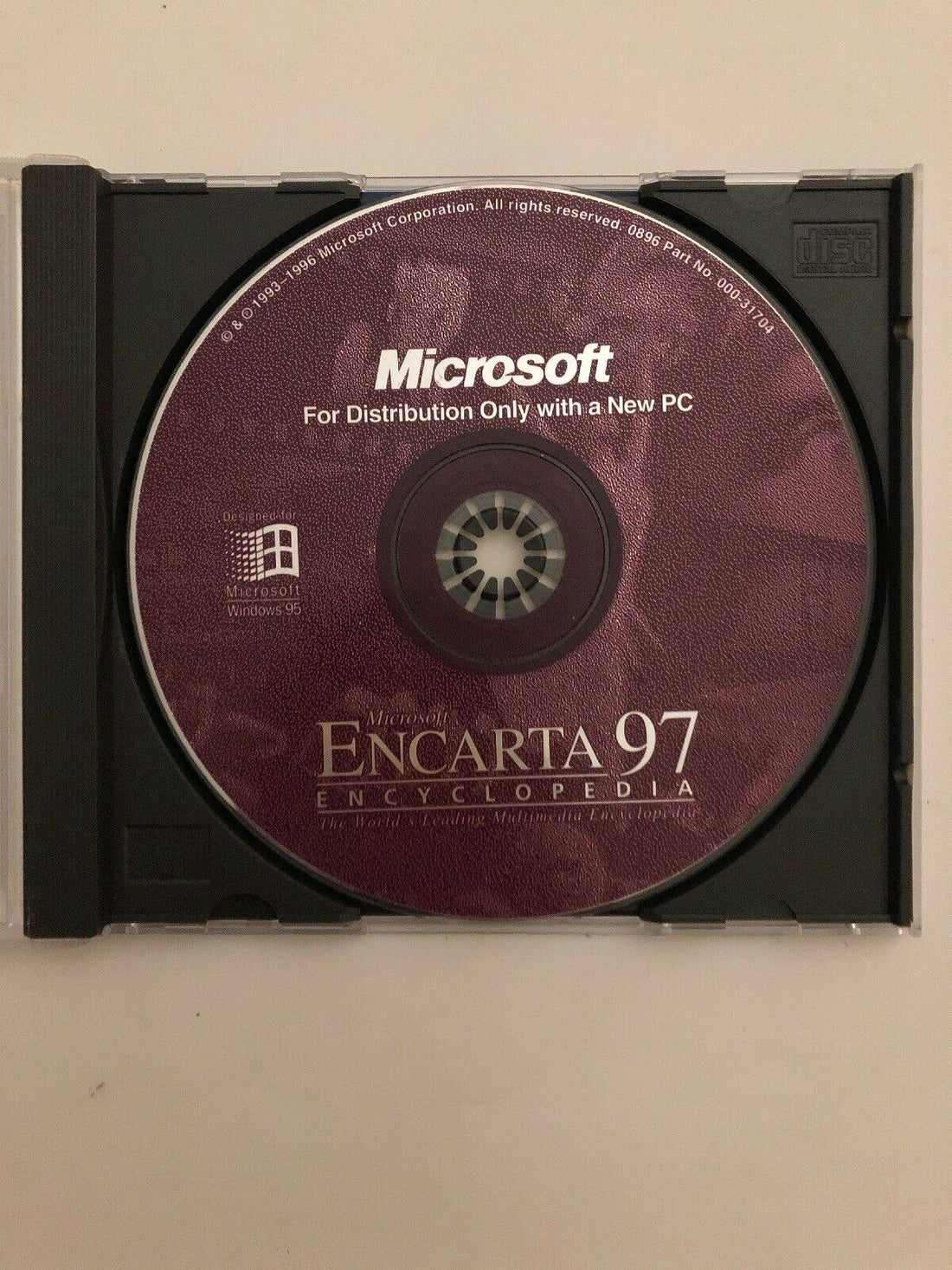 Microsoft Encarta Encyclopedia 97 - PC CD - 1996 – Retro Unit