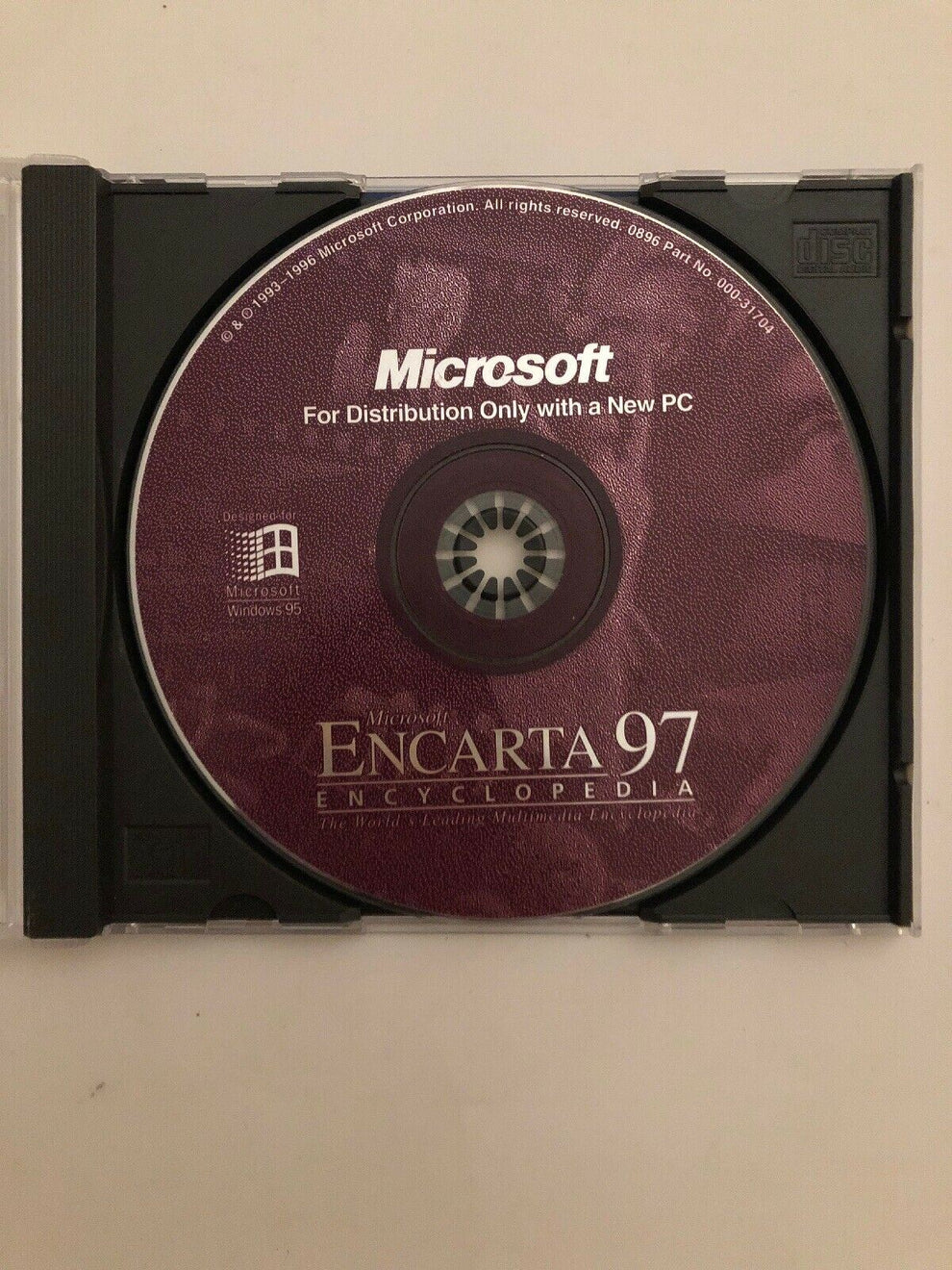 Microsoft Encarta Encyclopedia 97 - PC CD - 1996 – Retro Unit