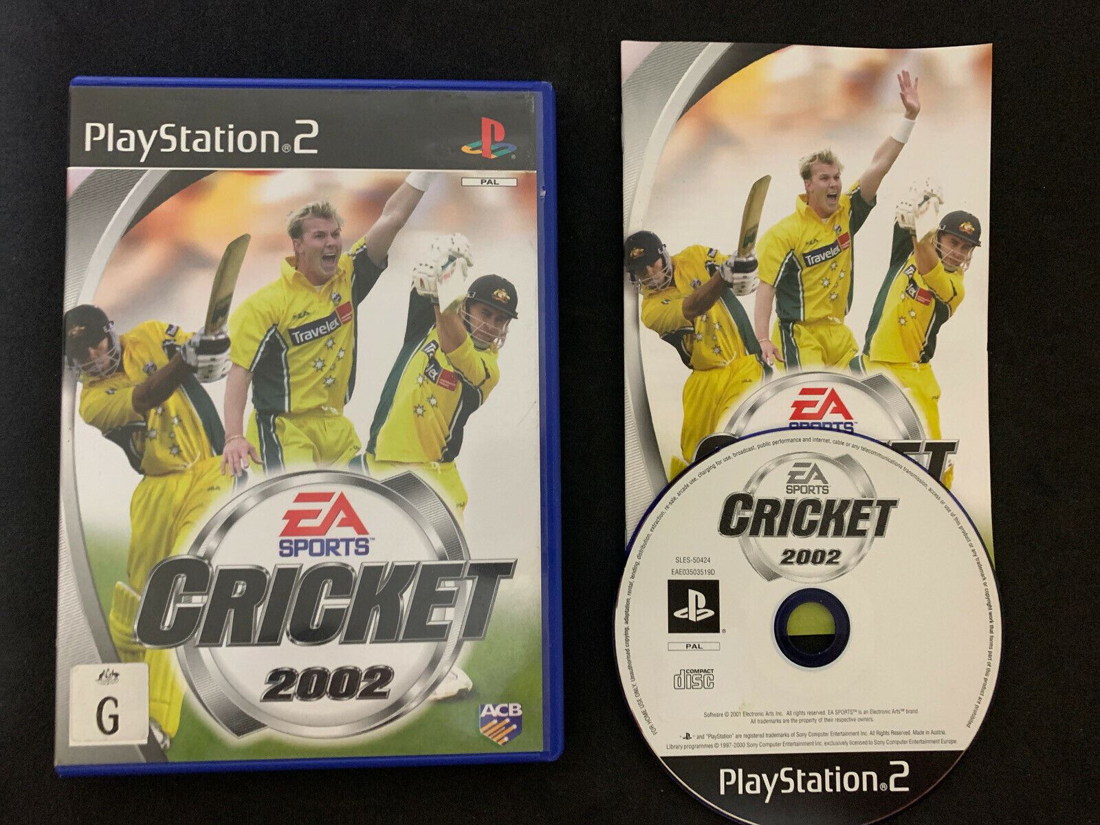 EA Sports Cricket 2002 - Playstation 2 Game with Manual – Retro Unit