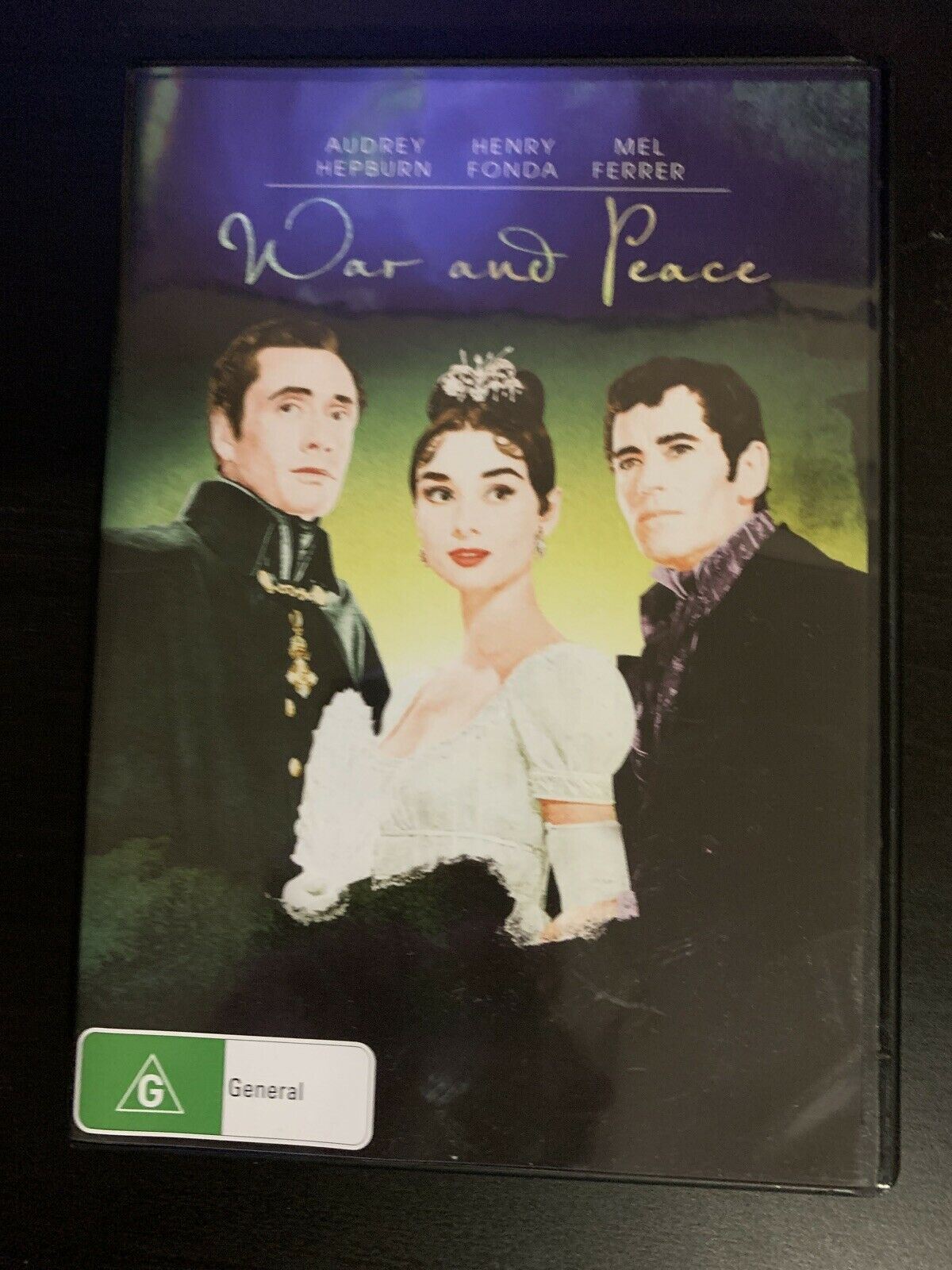 War and Peace (DVD, 1956) Audrey Hepburn, Henry Fonda, Mel Ferrer. Reg ...