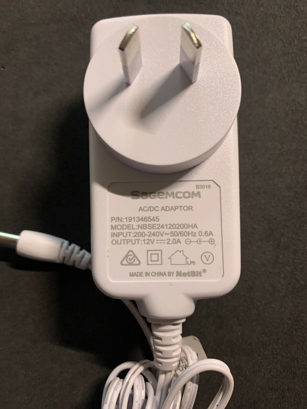 Sagemcom NBSE241202000HA AC Adaptor 12v 2A – Retro Unit