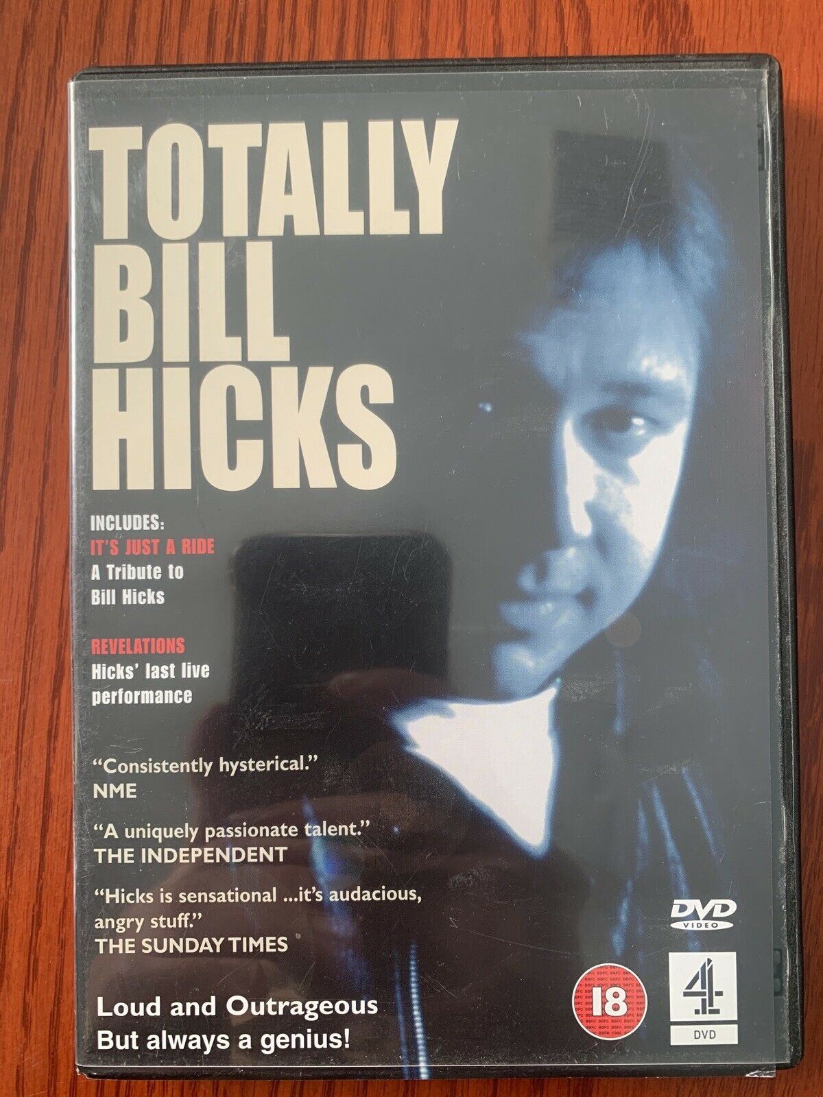 Totally Bill Hicks (DVD,1994) Region 2 – Retro Unit