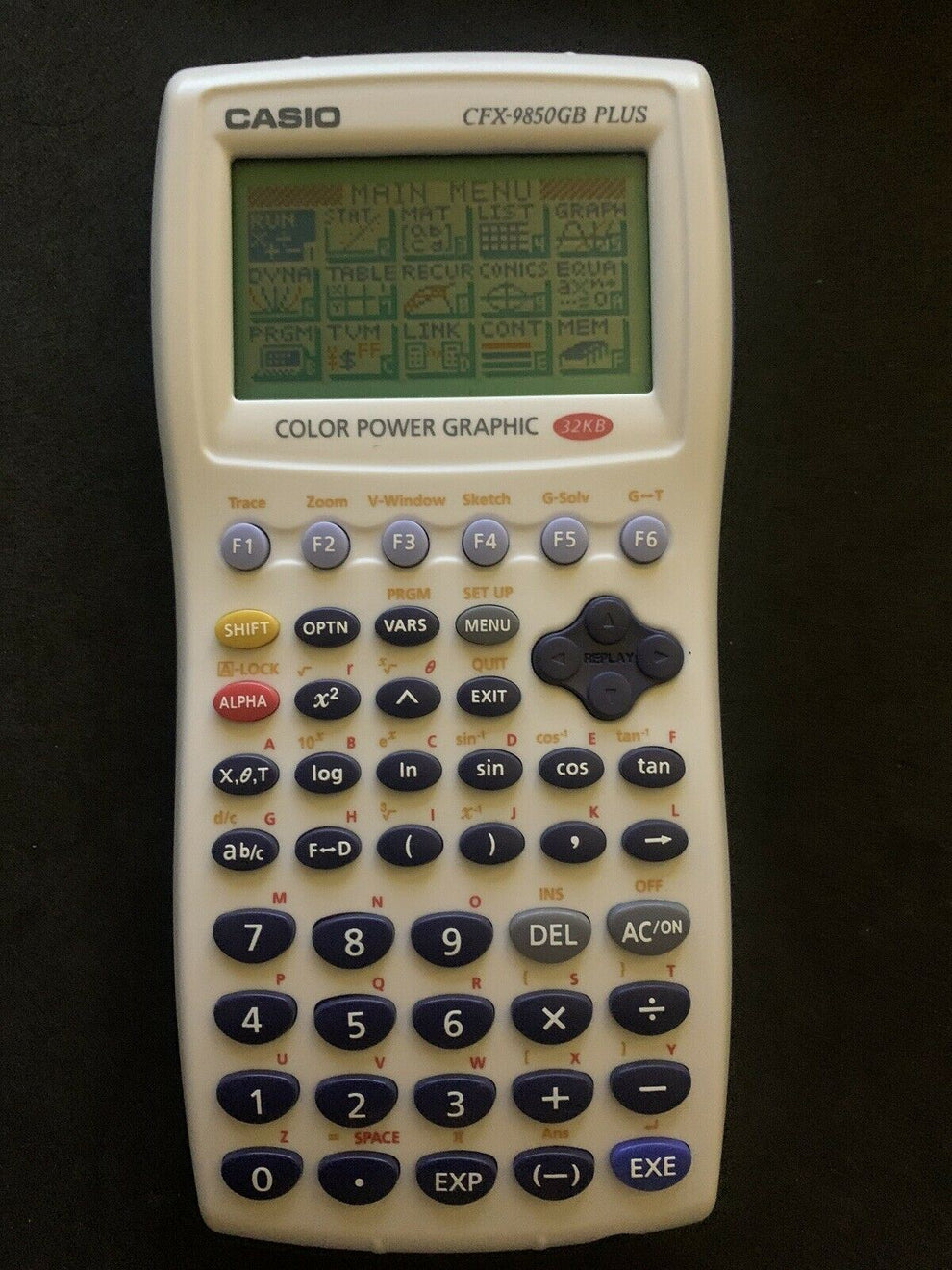 Casio CFX-9850GB Plus Color Power Graphic Calculator – Retro Unit