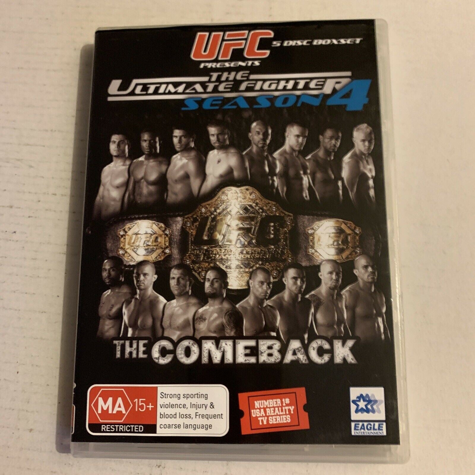 UFC - Ultimate Fighter : Season 4 (DVD, 2008) Randy Couture Region 4 ...